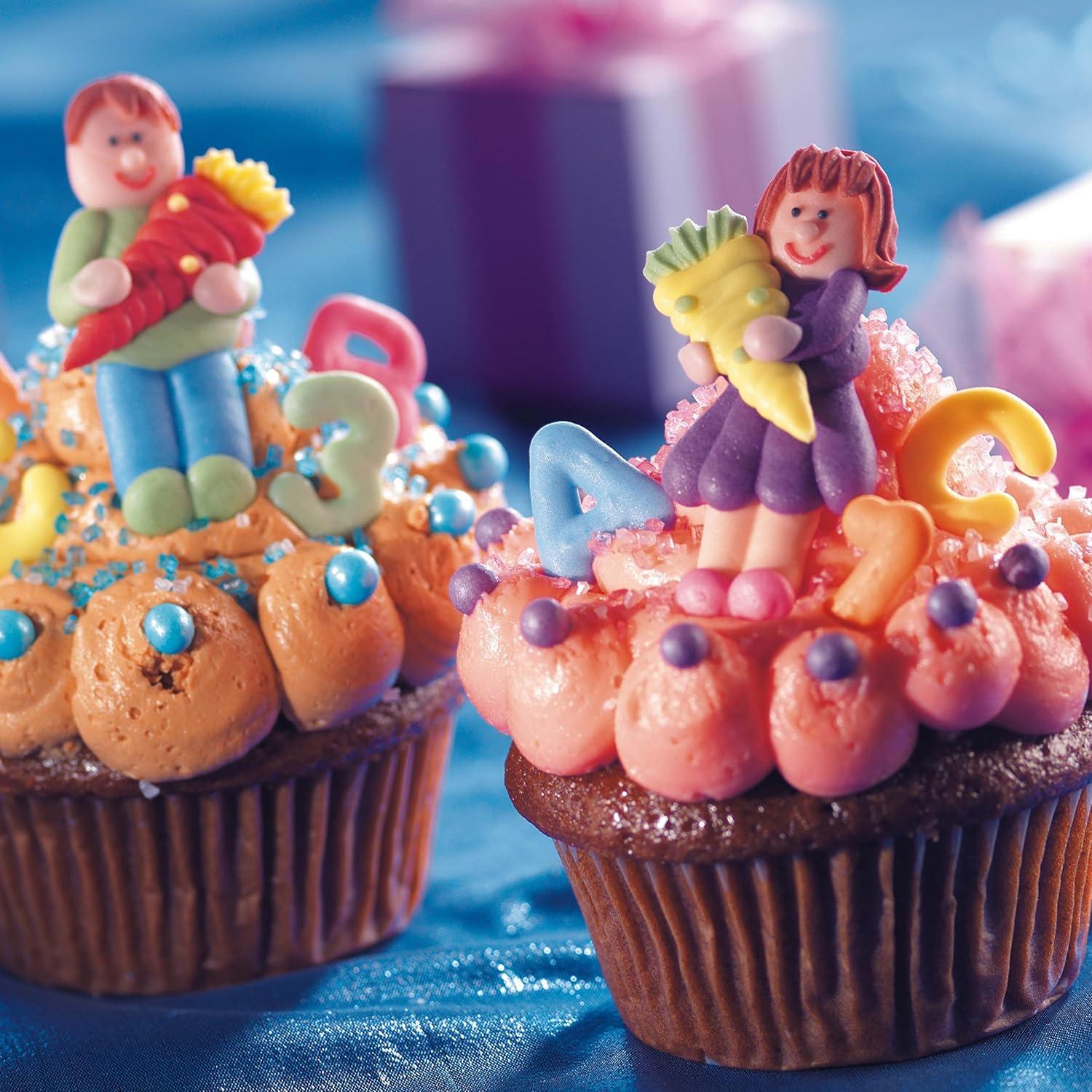 G nthart 96 Sugar Figures for Back to School | School Cake Decorations ...