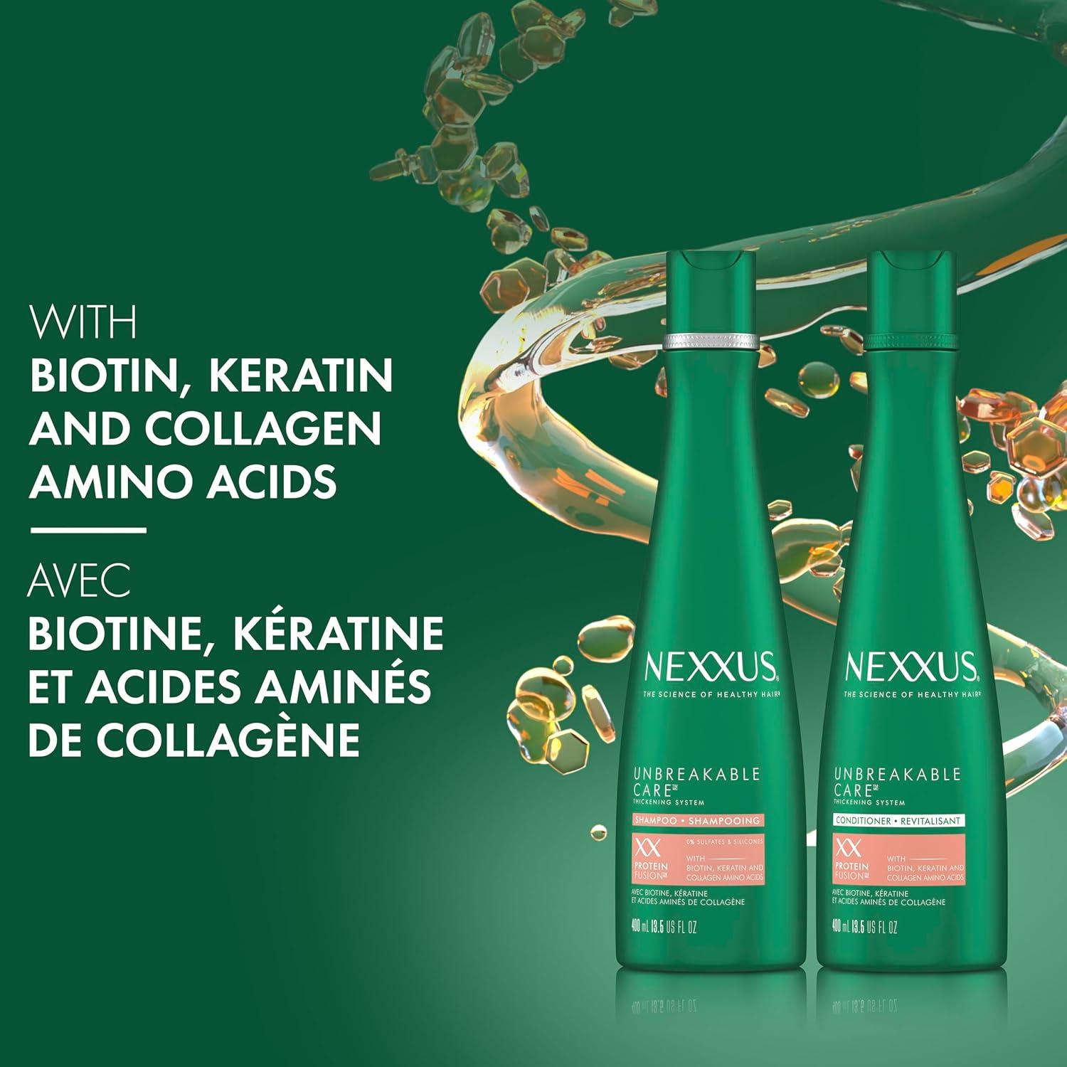 Nexxus Unbreakable Care Anti-Breakage Shampoo for Fine and Thin hair ...