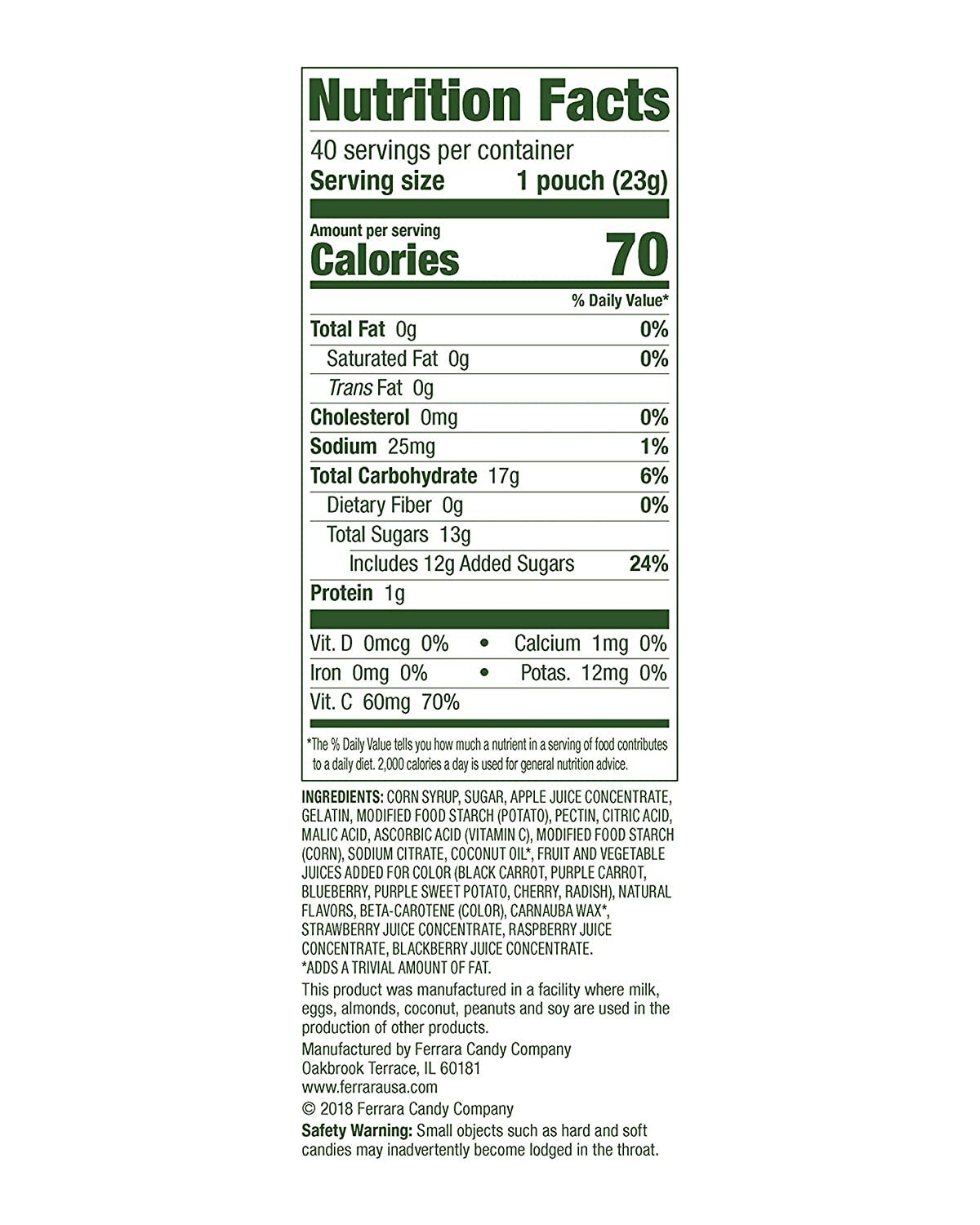 Black Forest Fruit Snacks Juicy Burst Berry Medley 0.8oz (40 ct) - Pack of 1 | Buy Now with ...