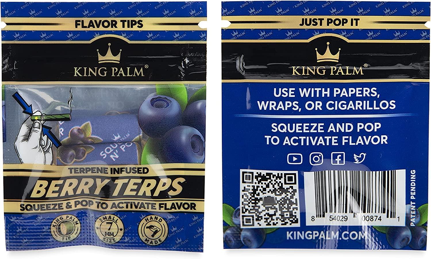King Palm Flavors Filter Tips 3pk - Mixed Bundle | Flavored Pre Rolled ...