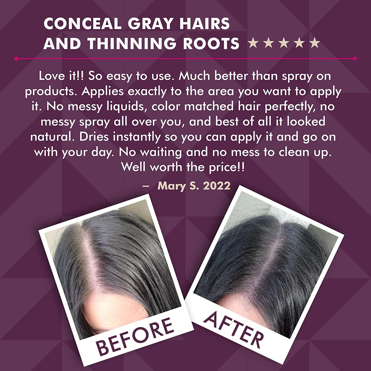 Style Edit Root Touch Up Powder - Dark Brown | Hair Color Root Cover Up ...