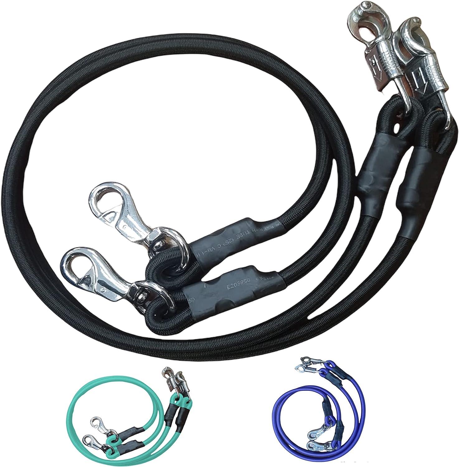 Majestic Ally Pack of 2 Bungee Trailer Tie for Horse Haulage with Panic ...