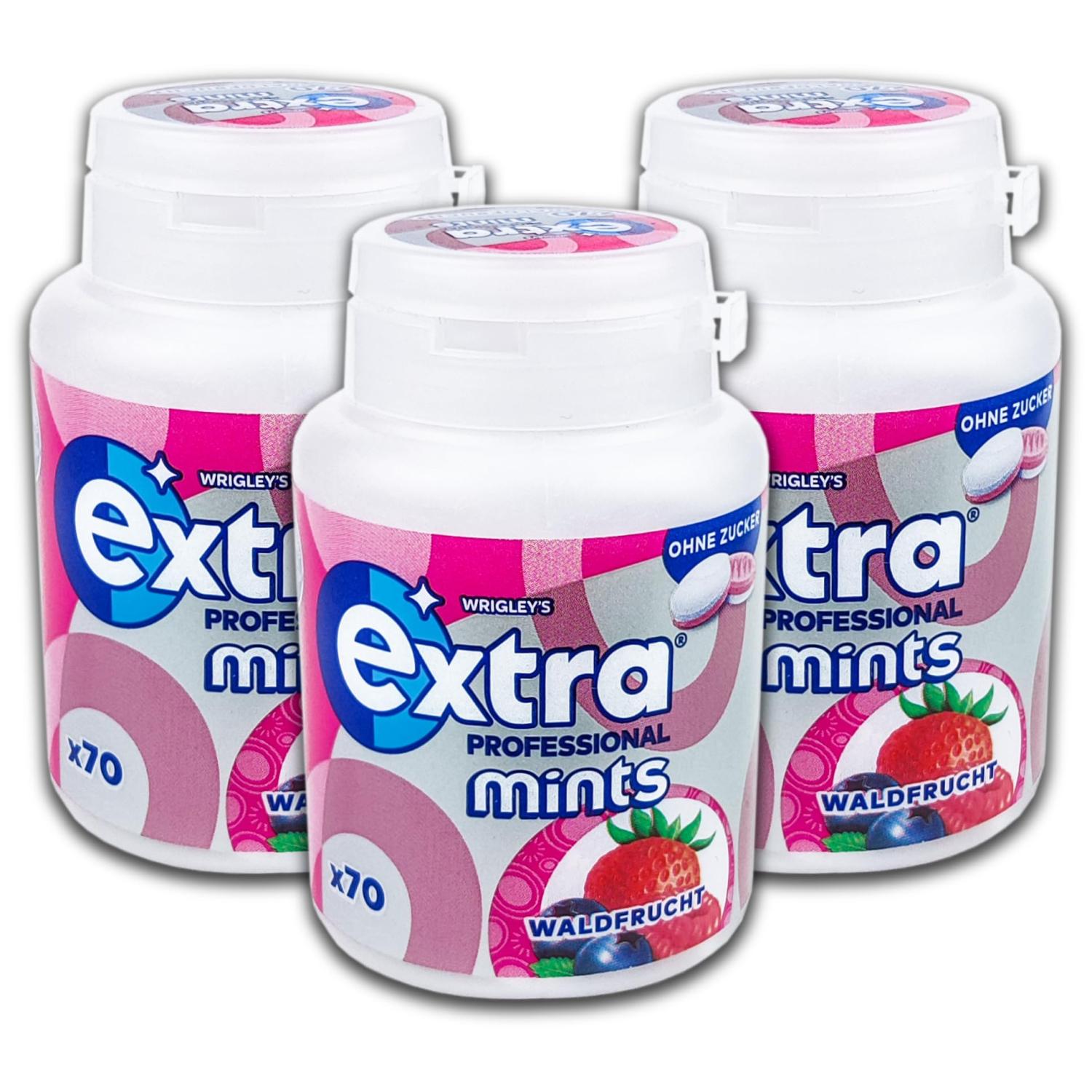 Pack of 3 Extra Professional Mints - Forest Fruit Flavor Sugar-Free (3 ...