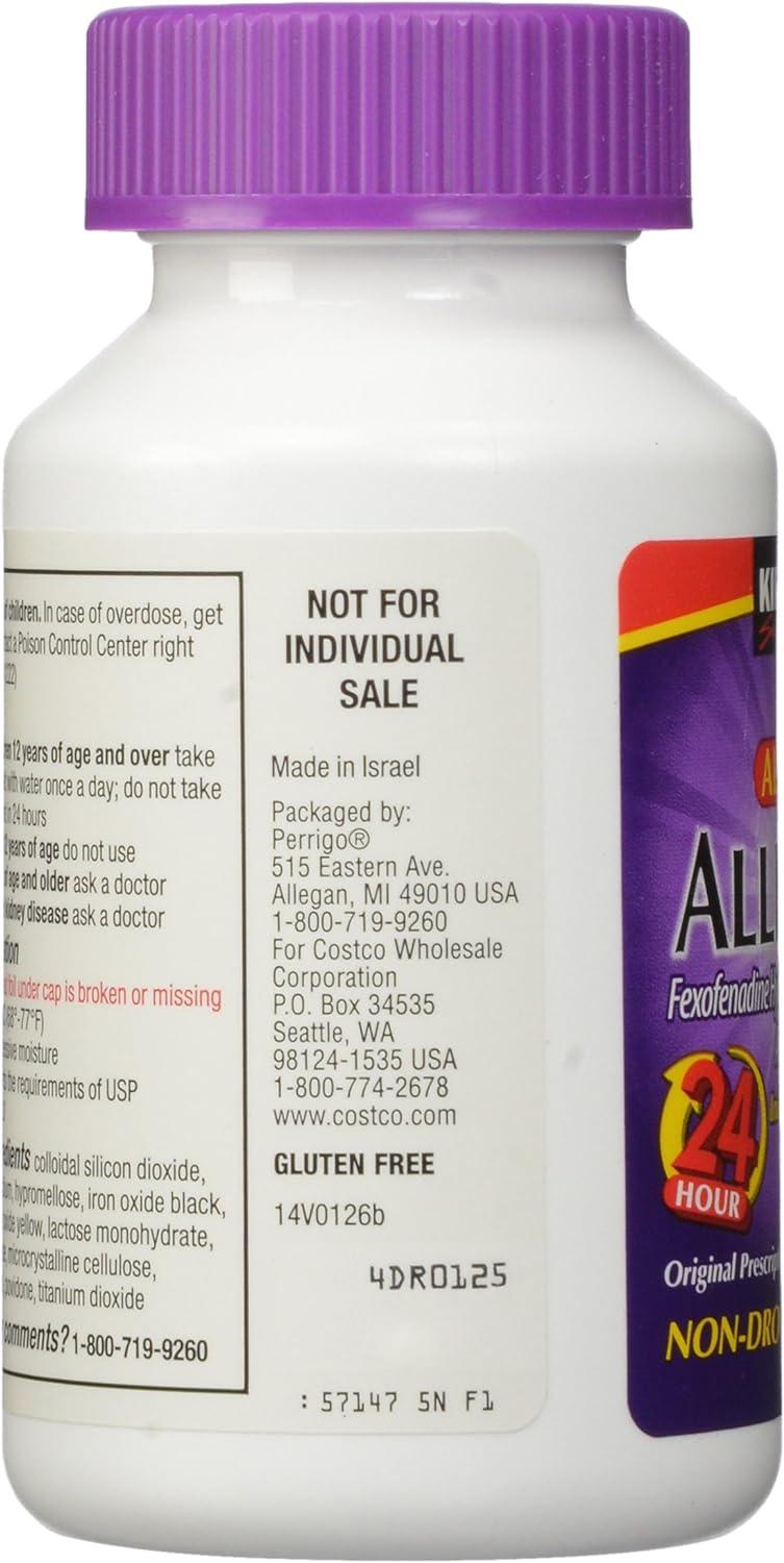 Kirkland Signature Aller-Fex 180mg 150 Tablets - 150 Count Pack of 1
