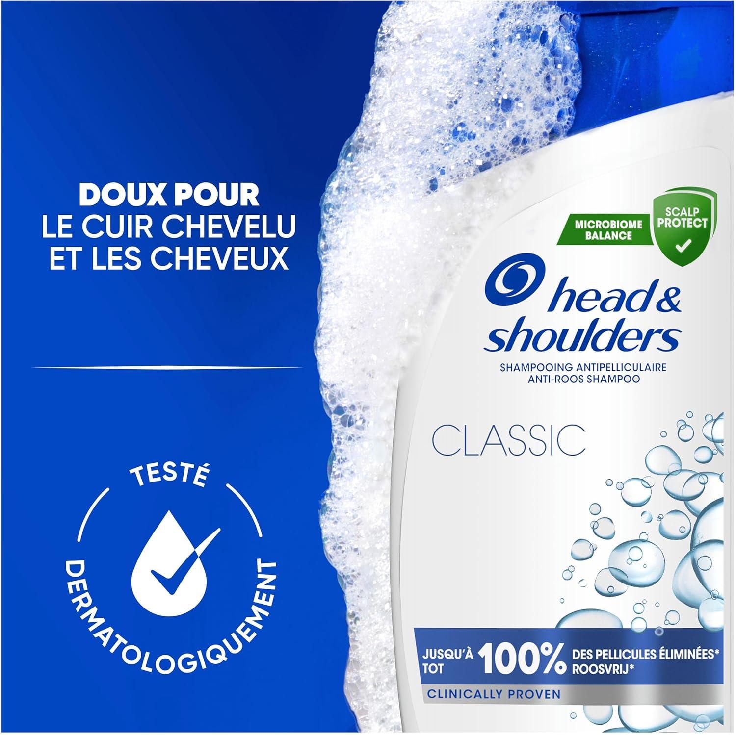 Head & Shoulders Classic Anti-Dandruff Shampoo 625ml. Daily Use ...