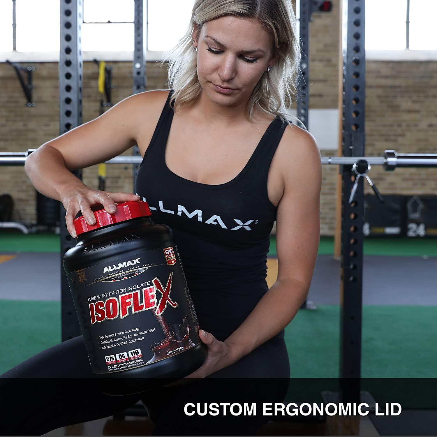 ALLMAX Nutrition Isoflex 100% Whey Protein Isolate Vanilla 2lb - Ultra ...