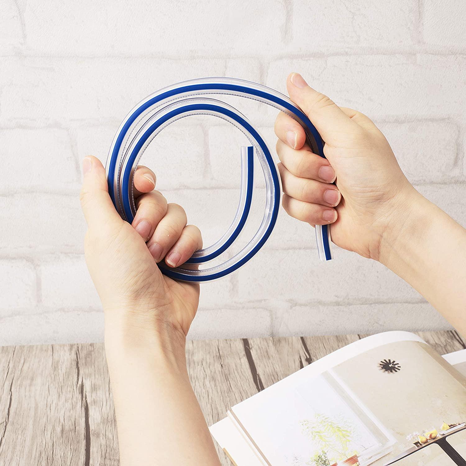 Mr. Pen- Ruler Flexible Curve Ruler 24 Inch Ruler Rulers for Drawing ...