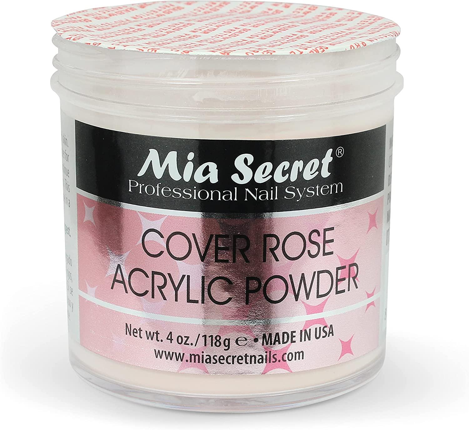 Mia Secret Cover Rose Acrylic Powder 4oz - 1 Pack | Rose Nail Extension ...