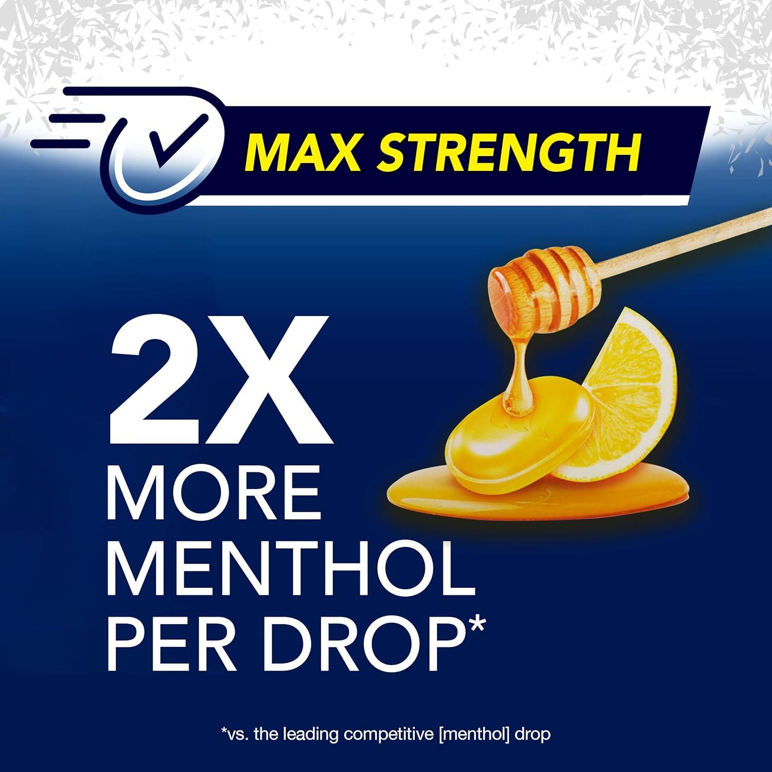 Vicks VapoCOOL Severe Sore Throat Drops - Fast-Acting Maximum Strength ...