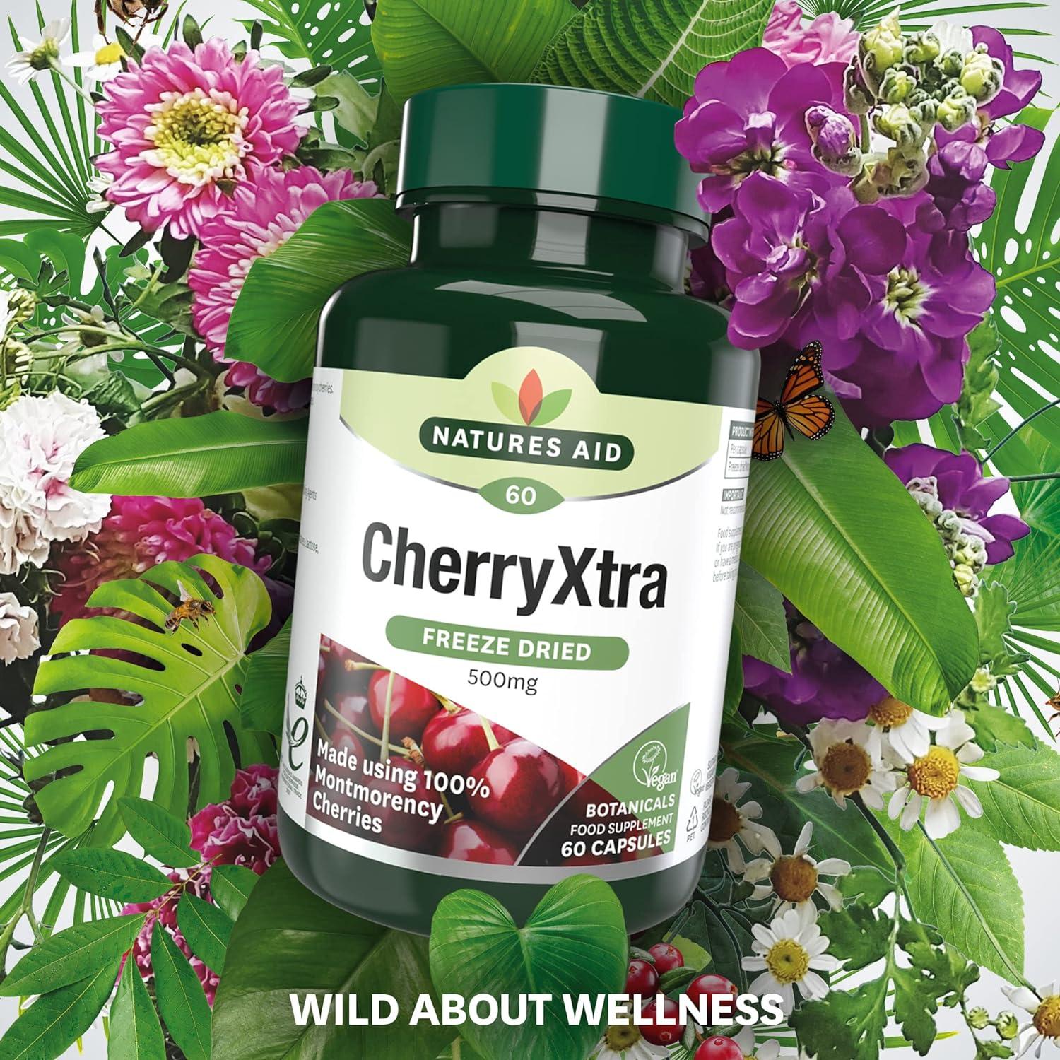 Natures Aid Cherryxtra 500mg 60 Capsules | Buy Now with Express ...