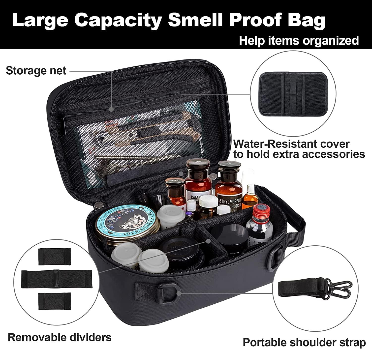 Smell Proof Stash Box with Combination Lock - Black | Storage and ...