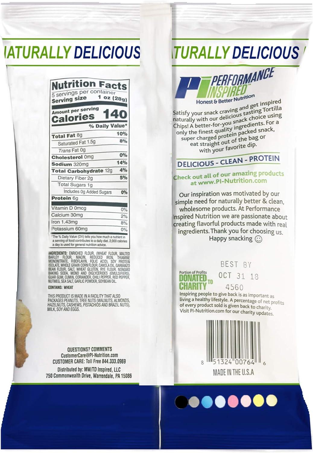 Performance Inspired Nutrition Protein Tortilla Chips 3-Pack - Classic ...
