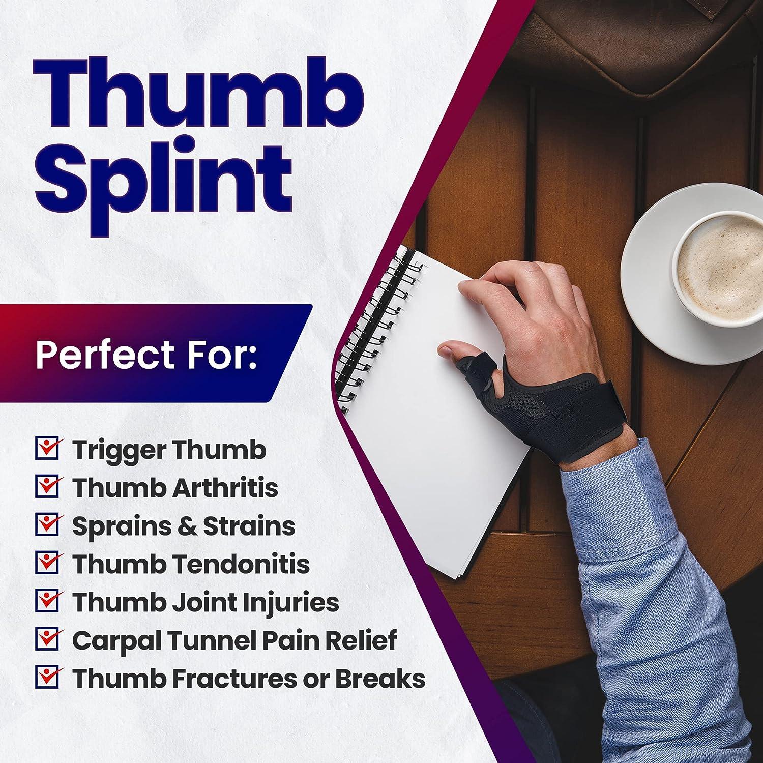 Thumb Splint CMC Thumb Brace for Arthritis Pain Relief & Support ...