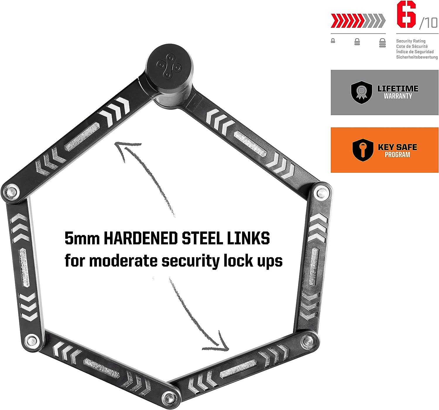 Kryptonite Kryptolok Folding Bike Lock 39 - Ultimate Security for Your ...