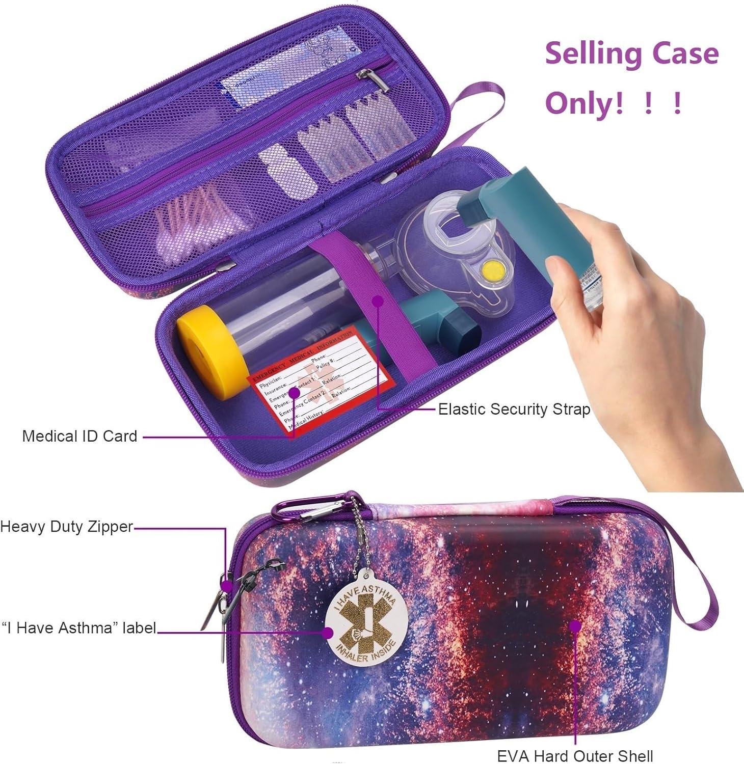 YouKnow Travel Carrying Case for Asthma Inhaler | Inhaler Spacer ...