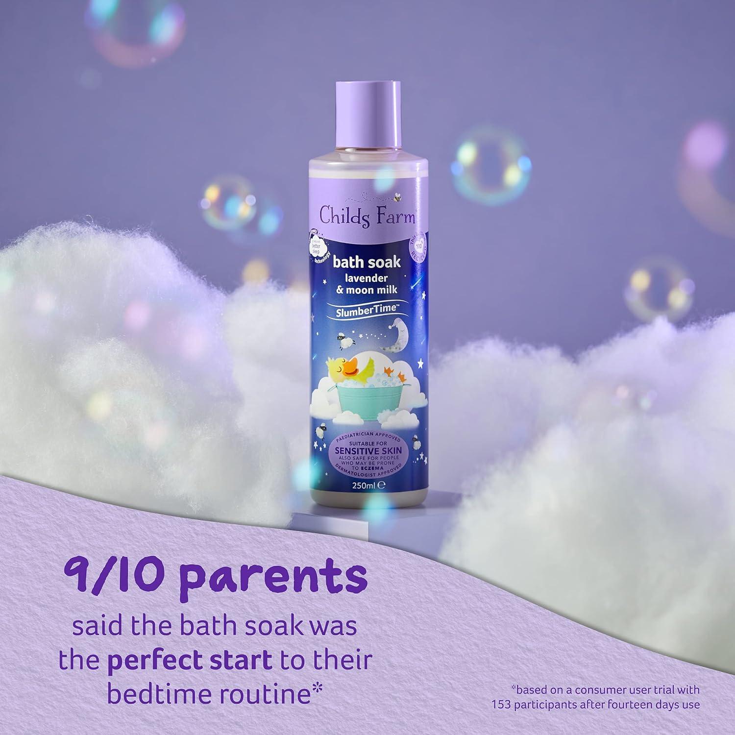 Childs Farm Slumber Time Sleep Bath Soak Lavender & Moon Milk 250ml ...