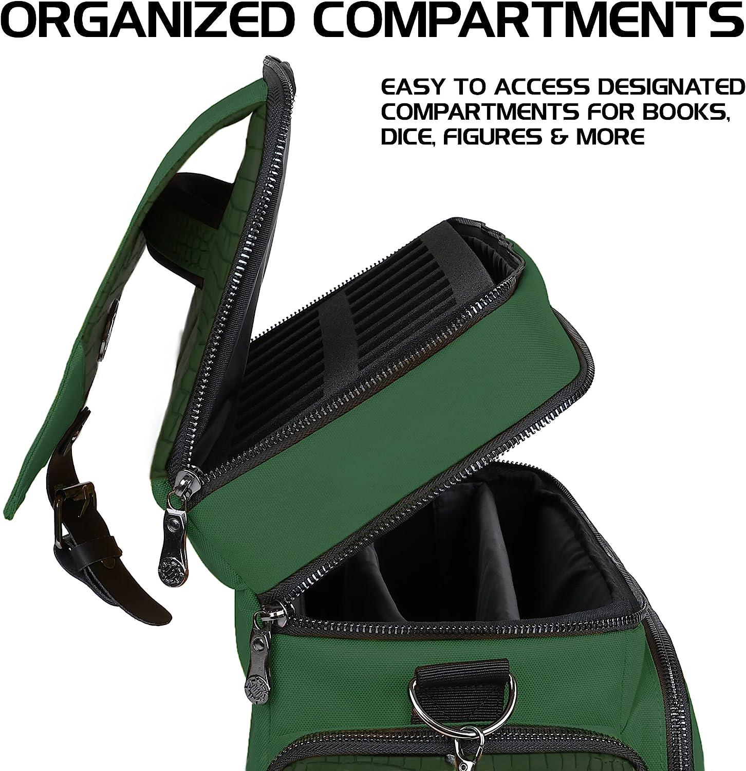 ENHANCE Collector's Edition RPG Adventurer's DND Bag - Dragon Green ...