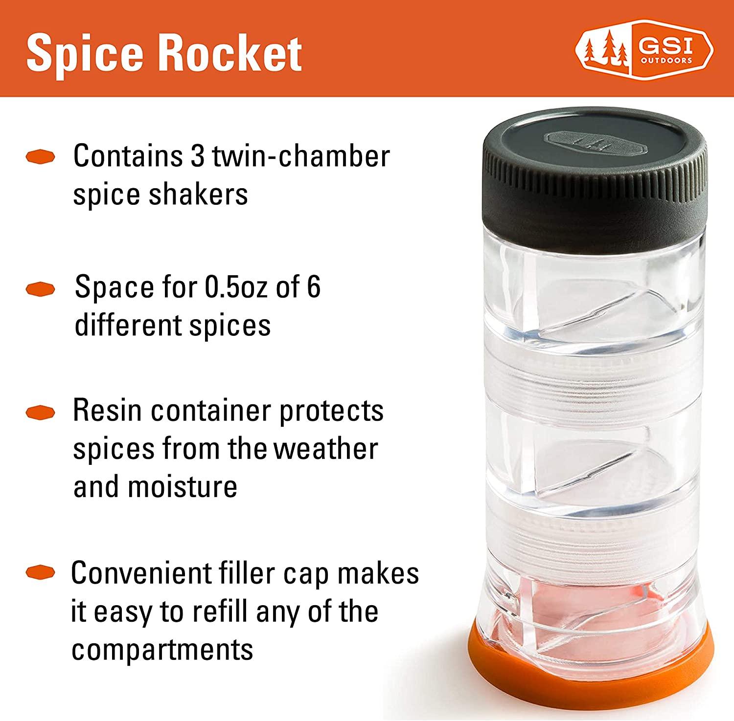 GSI Outdoors Spice Rocket - Lightweight Modular Spice Carrier for ...