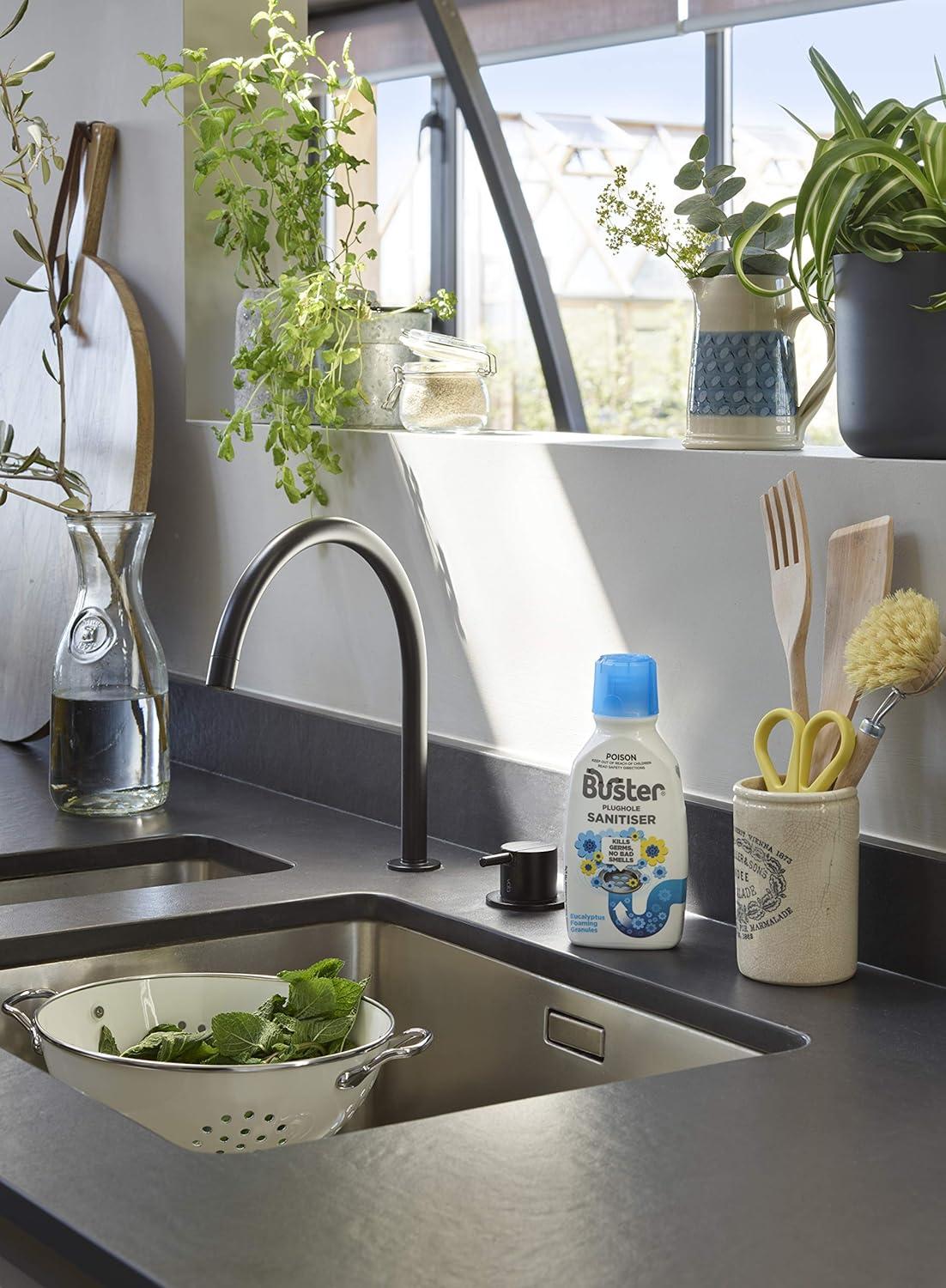 Buster Eucalyptus Foaming Sanitiser Granules Kills Germs and Bad Smells ...