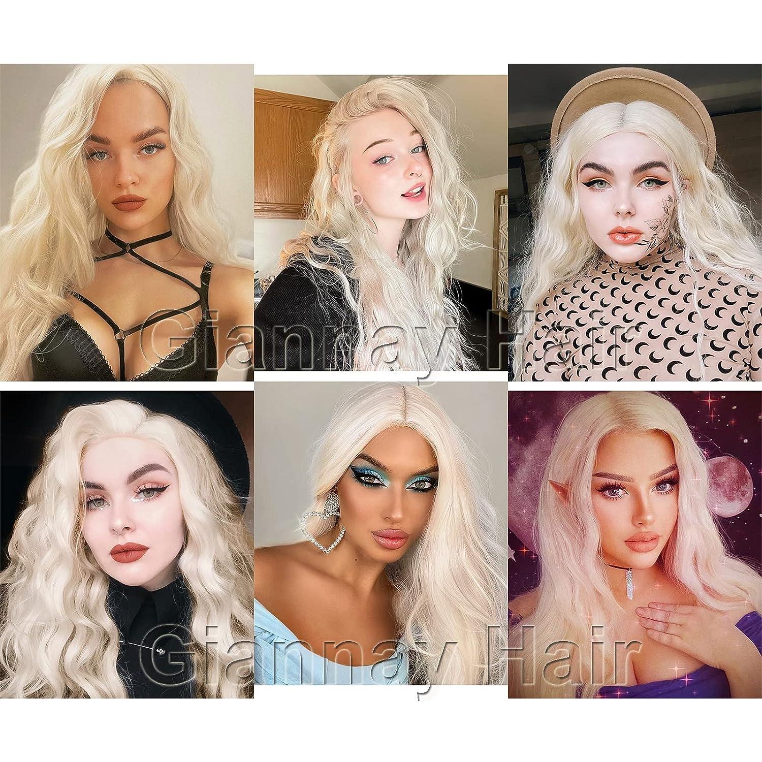 blonde wig makeup