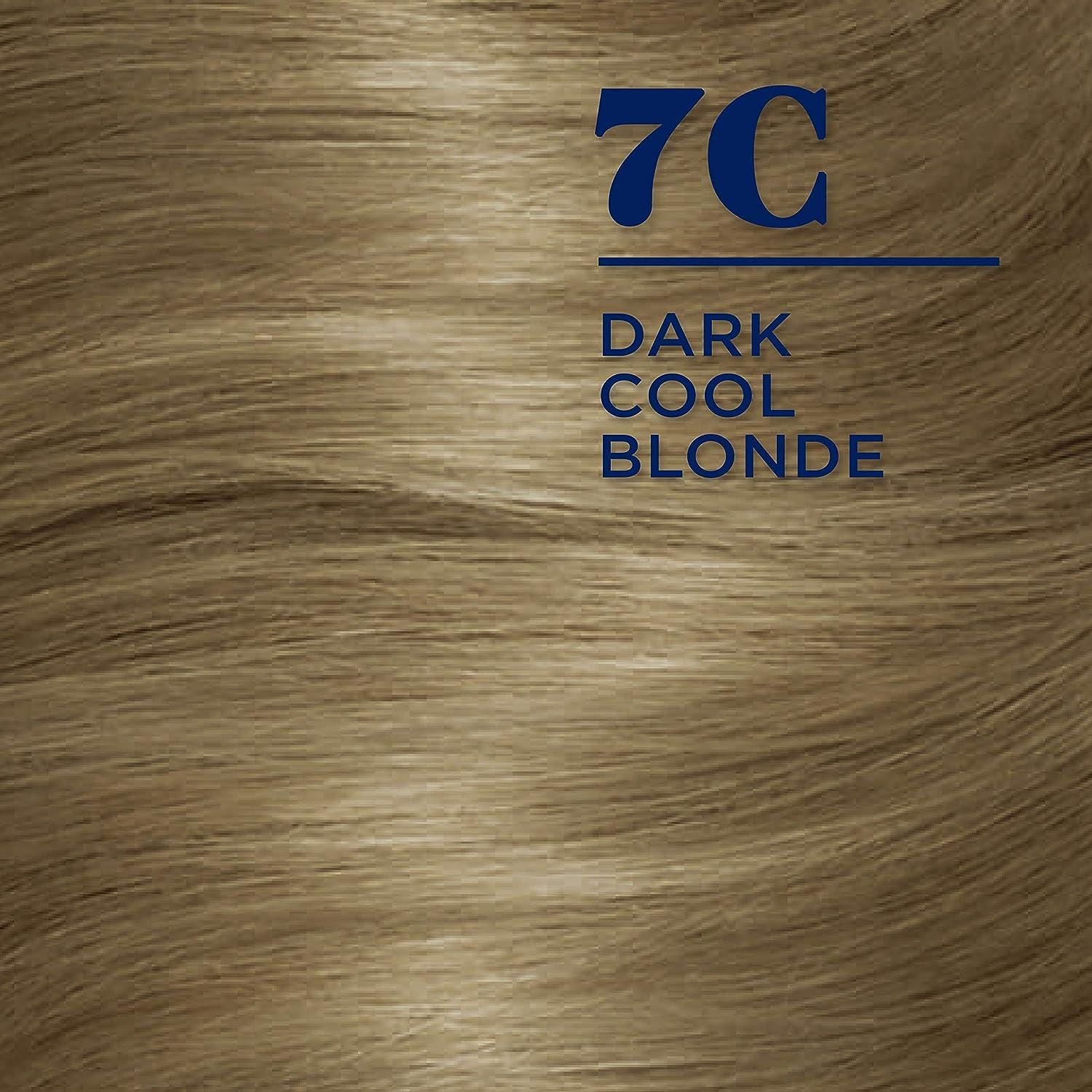 Clairol Nice'n Easy 7C Dark Cool Blonde Hair Dye - 6.26 Fl Oz (Pack of ...