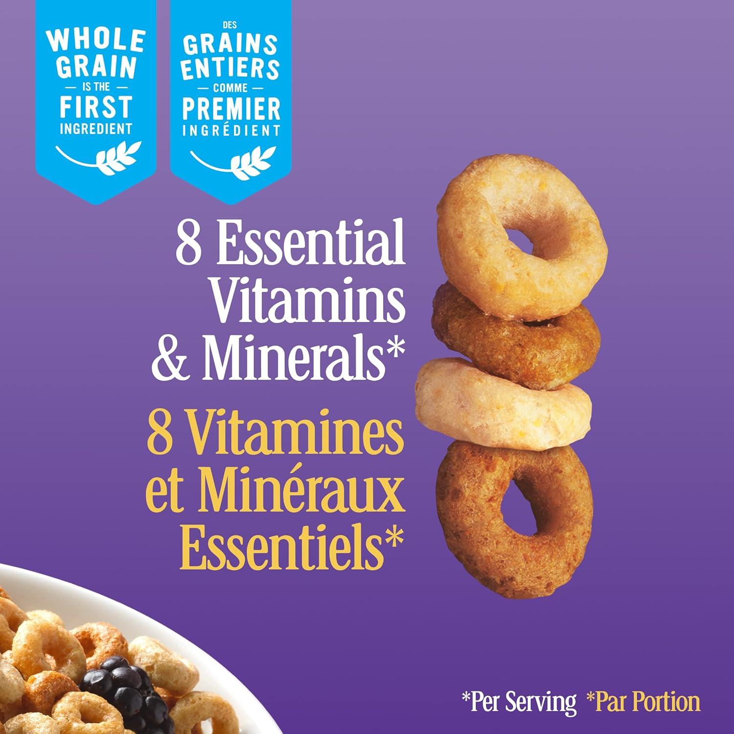 CHEERIOS - FAMILY SIZE PACK - Multi Grain Cereal Box Whole Grain is the ...