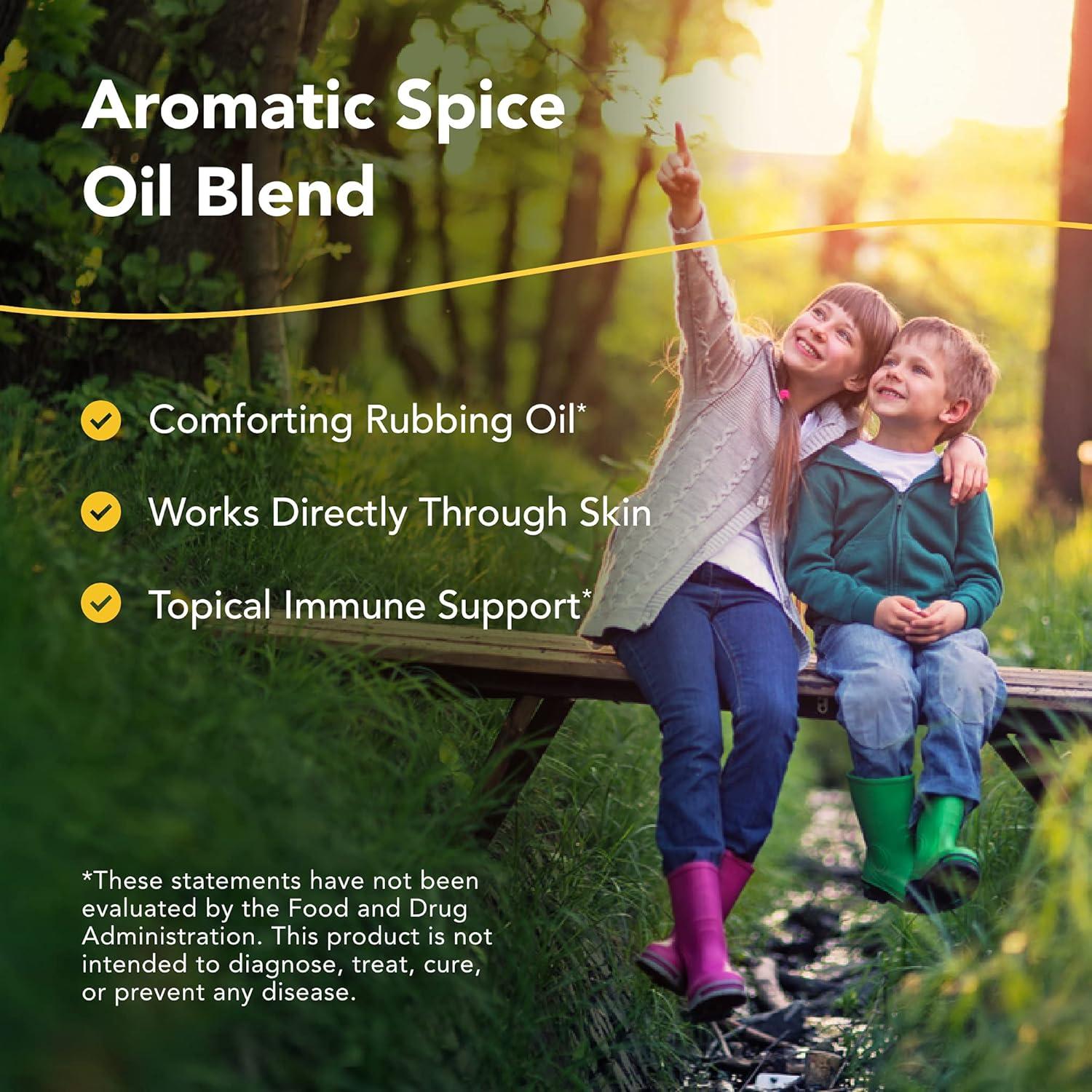 North American Herb & Spice Kid-e-Kare Rubbing Oil - Immune & Stress Support - 1 fl. oz. Non-GMO ...