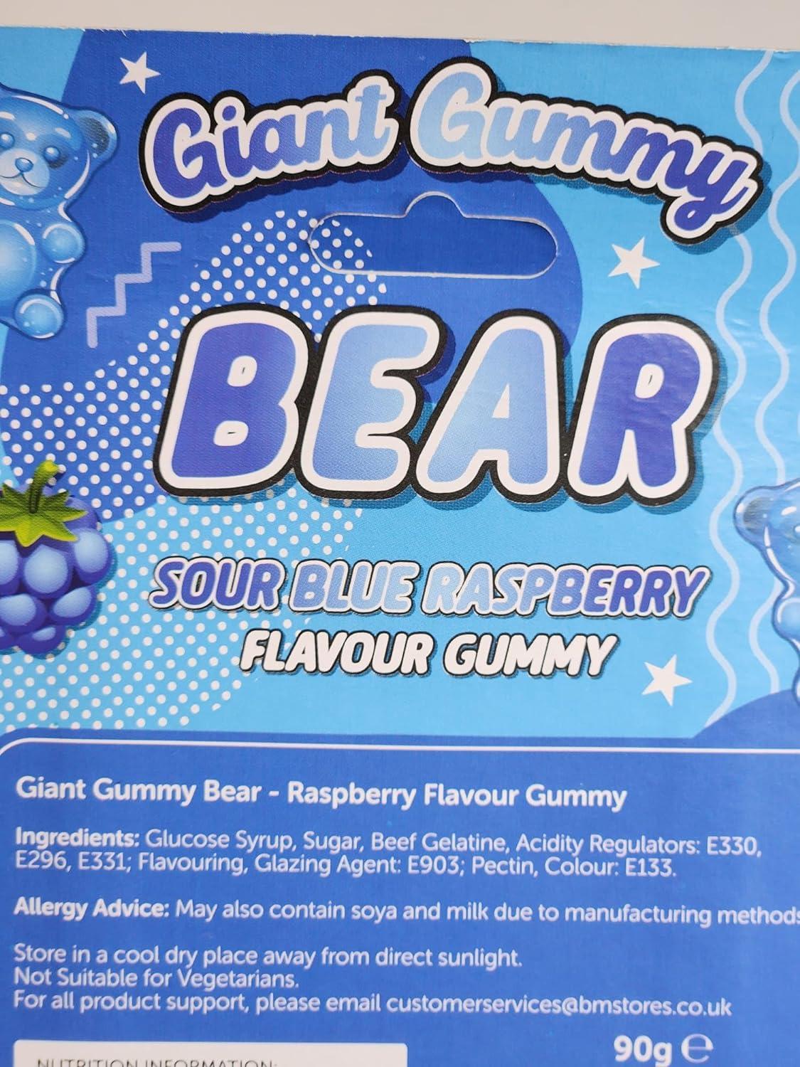 Giant Gummy Jelly Bear of 3 Pack 90 grams Sweet Gummy Bear Giant Jelly ...