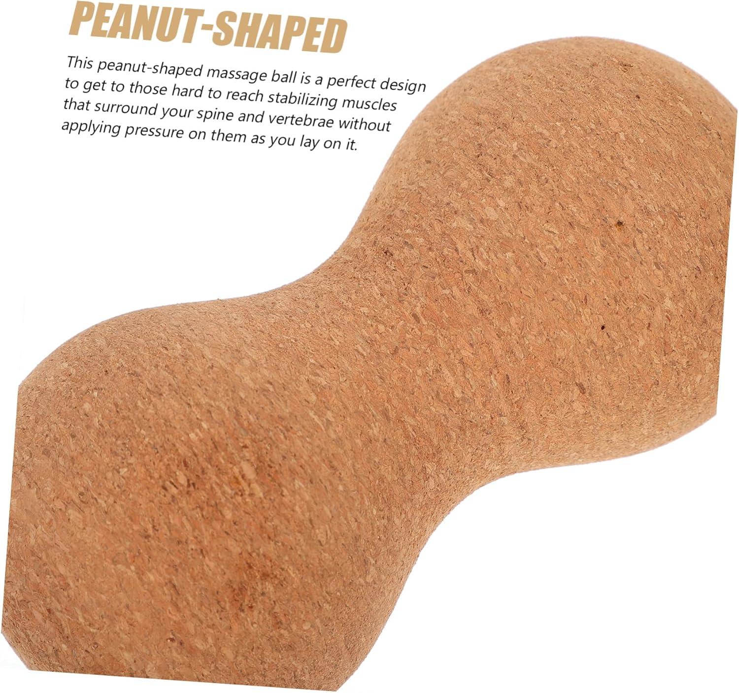Minkissy Double Ball Massage Tool | Peanut Ball for Psoas Release ...