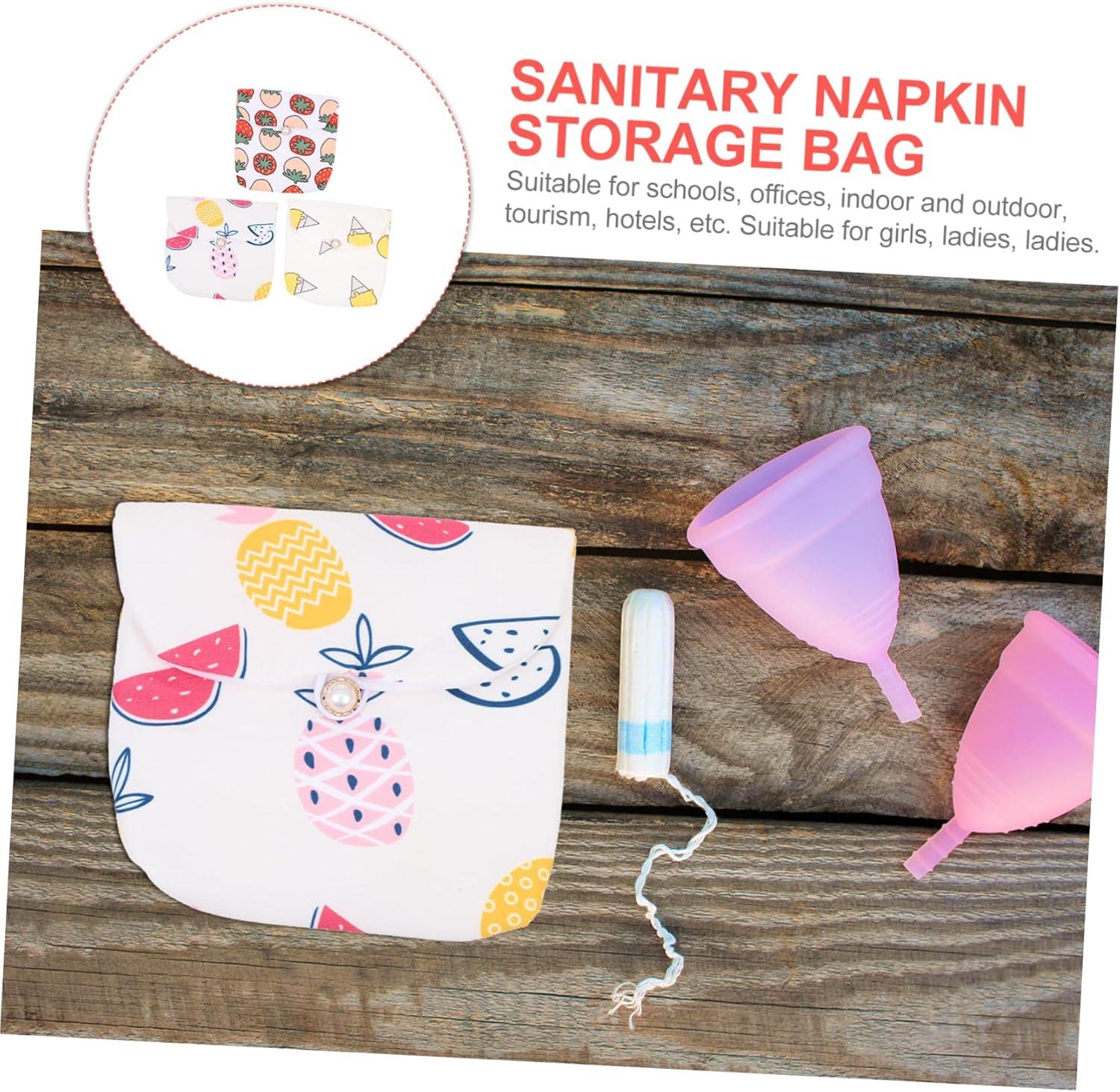 Orfofe 3-Piece Women s Bands Storage Bags - Enchanting Tampon ...