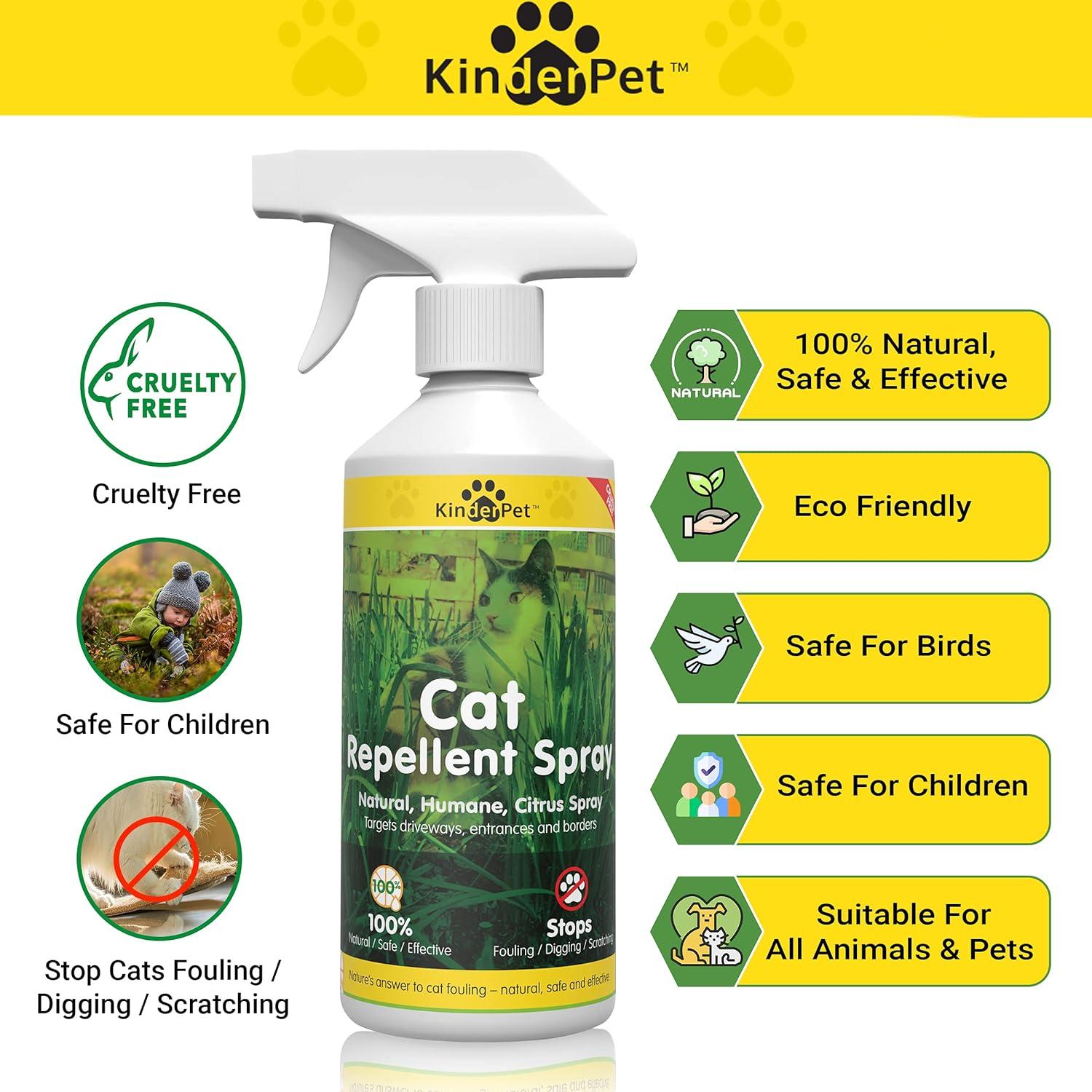 KinderPet Eco Cat Repellent Big Value 1L Stop Cats Anti Fouling Natural ...