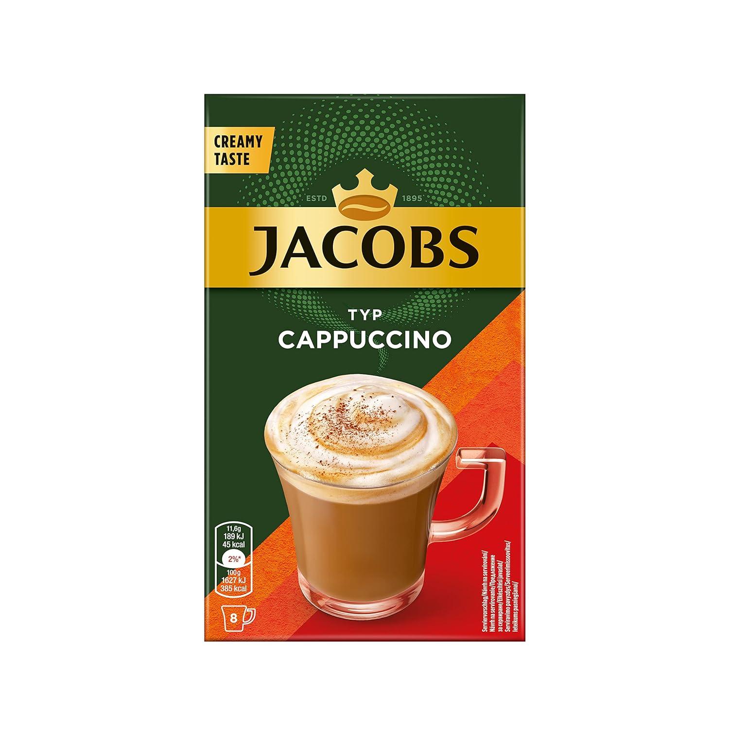 Buy Jacobs Cappuccino Specialty Coffee - 40 Sticks (5 x 8 Drinks ...