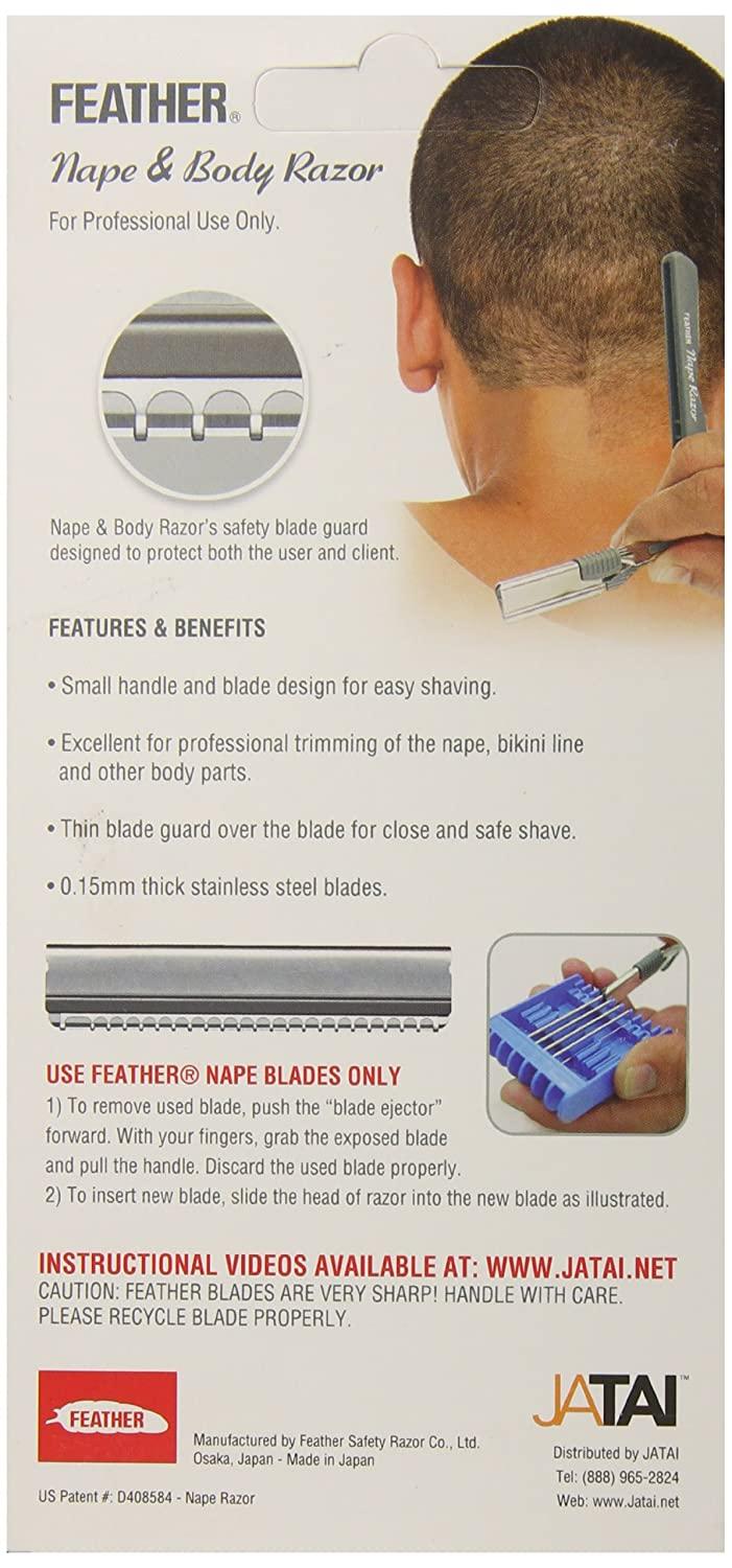 Feather Nape and Body Razor Kit - Precision Grooming Tool for Smooth ...