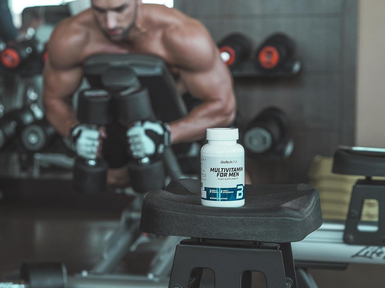 Biotechusa Multivitamin for Men - 38 Active Ingredients for Energy ...