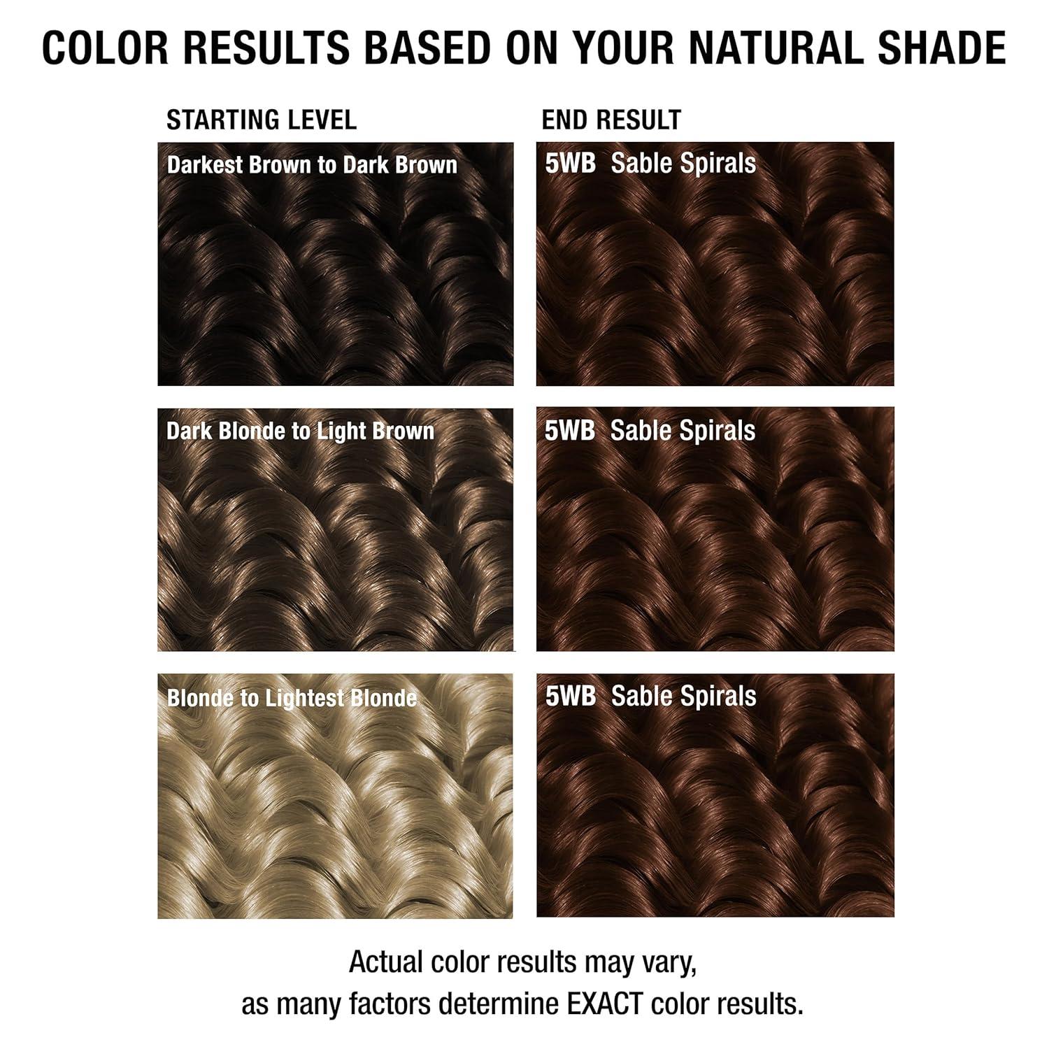 All About Curls 5WB Sable Spirals - Permanent Hair Color for Curly Hair ...