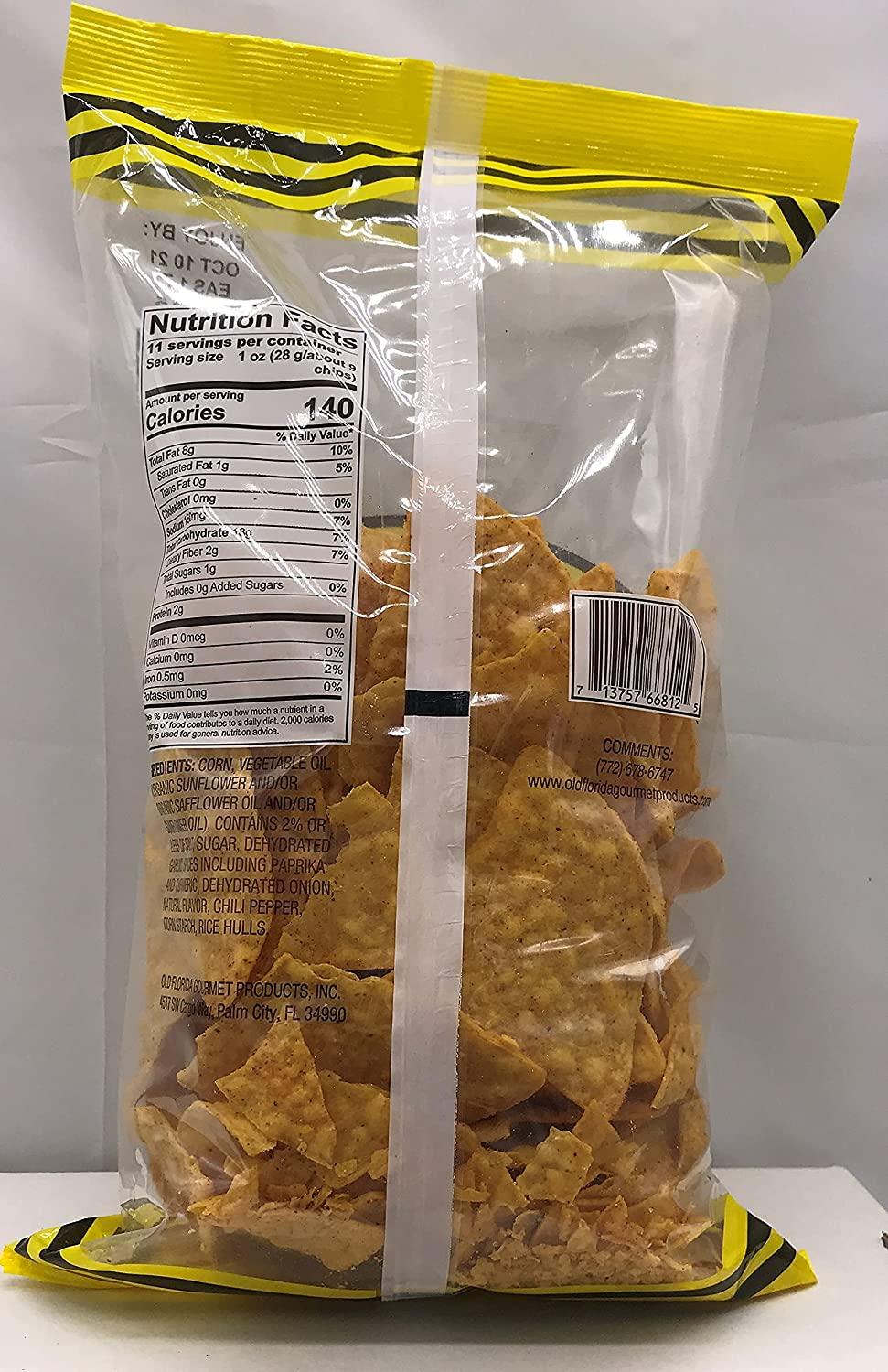 Old Florida Gourmet Original Tortilla Chips 11 OZ - Pack of 2 - Thin ...