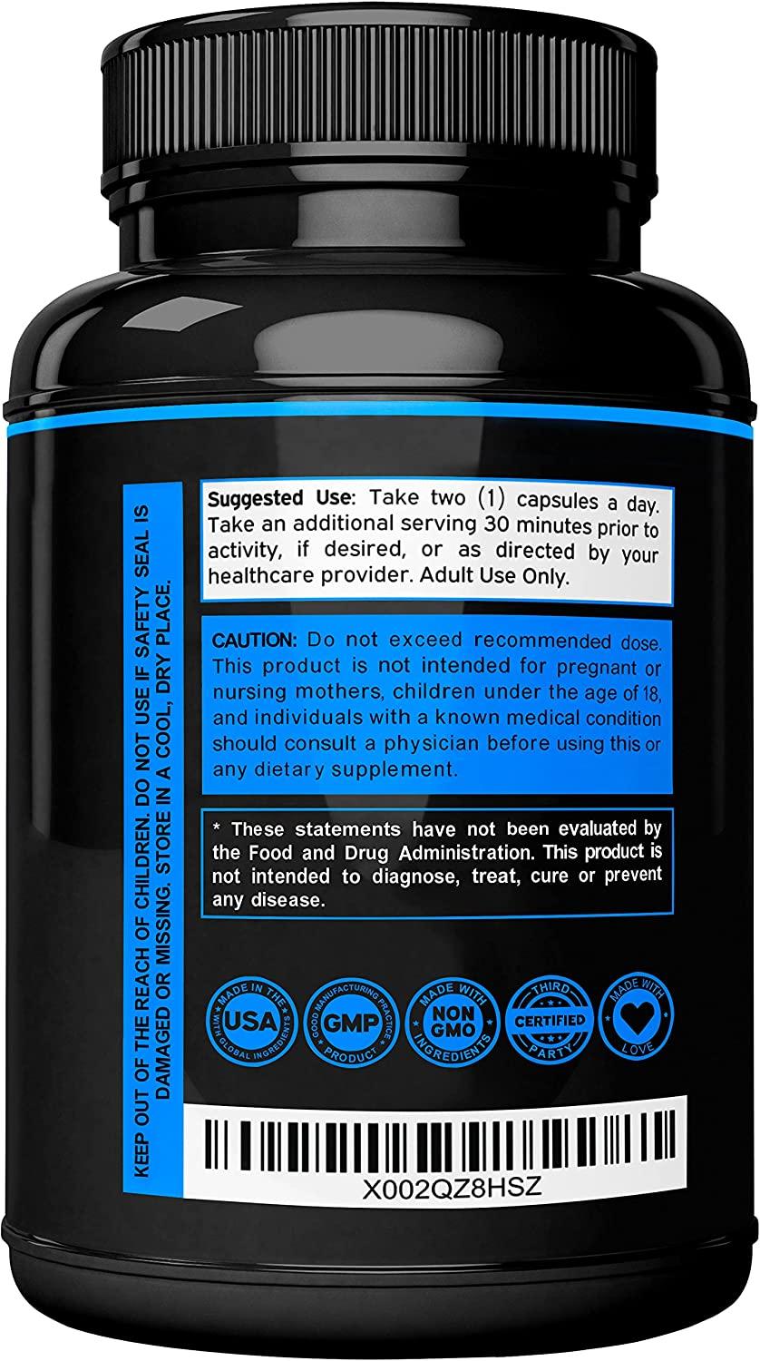 Turkesterone Supplement 500mg (120 Capsules) - Boost Stamina, Drive ...