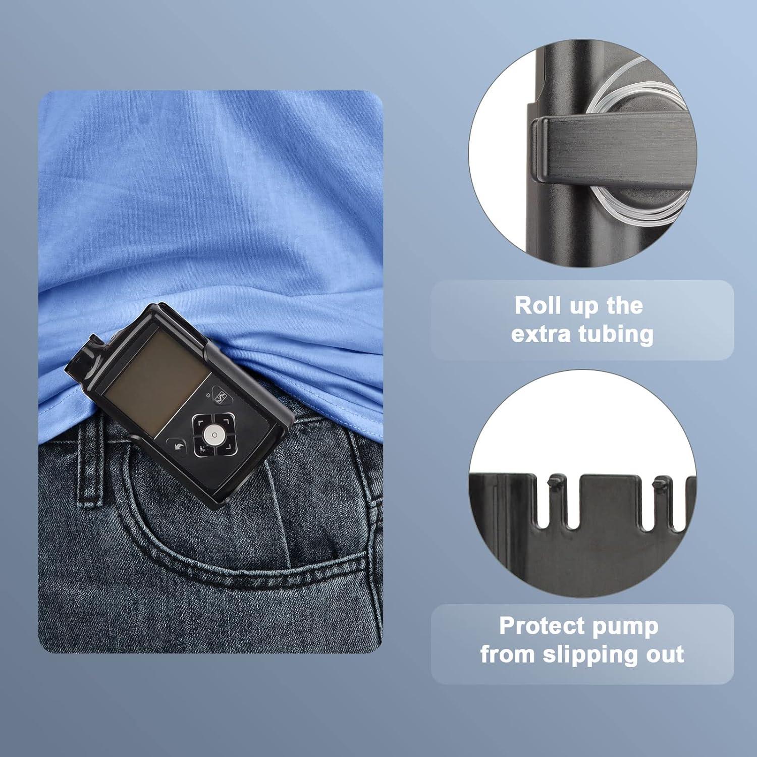 MiniMed Insulin Pump Case | 360 Swivel Belt Clip Holder for Medtronic ...