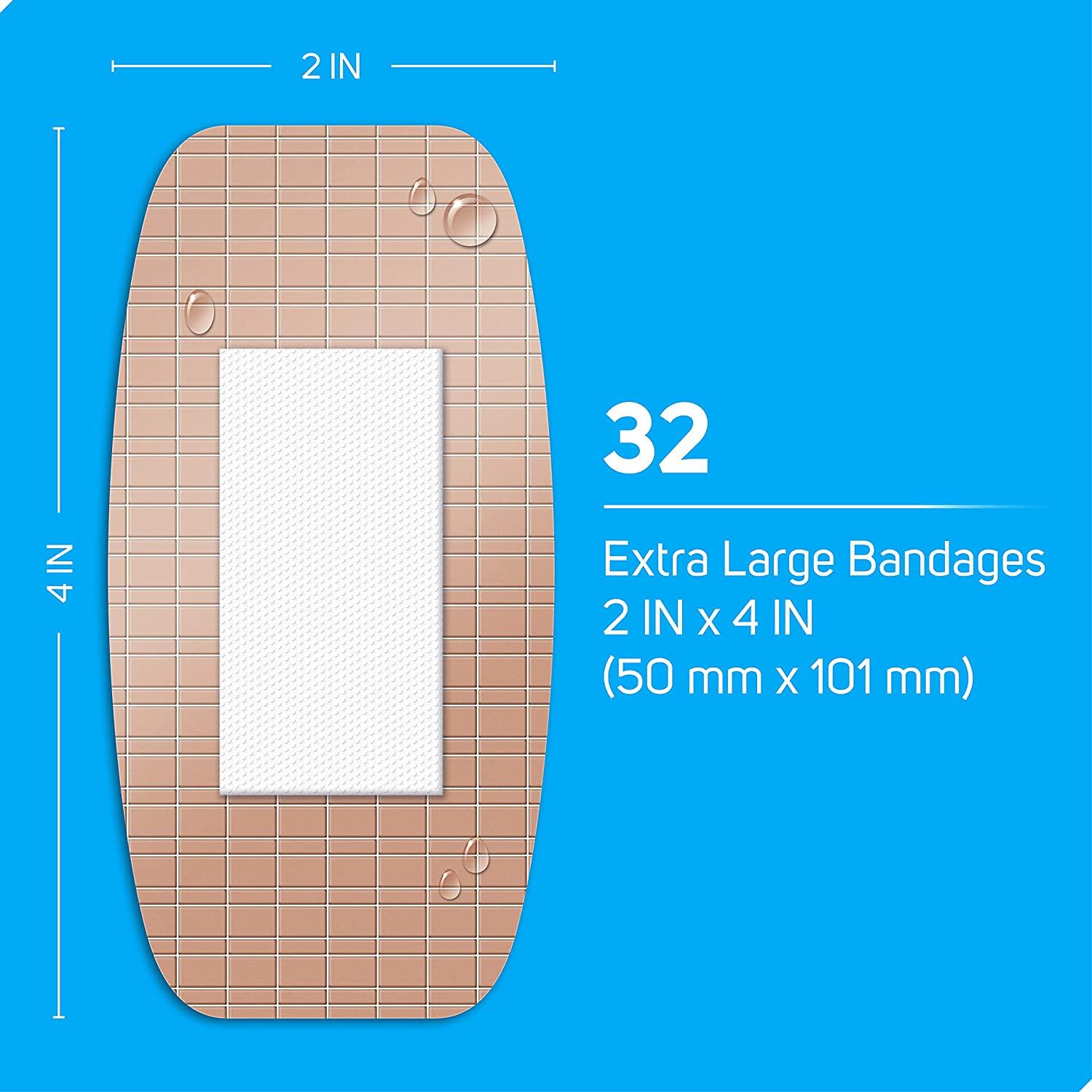 Care Science Extra Large Waterproof Adhesive Bandages, 32 CT | Heavy ...
