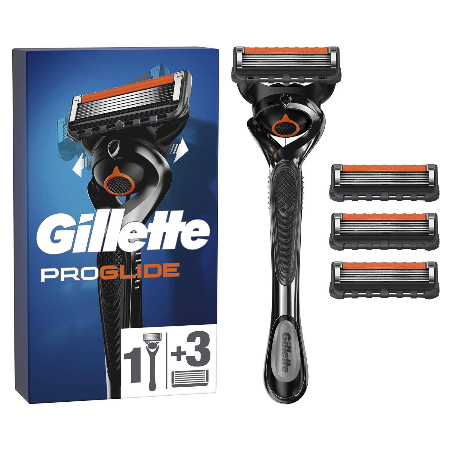 Buy Gillette Fusion5 ProGlide Razor for Men - Includes 3 Blades ...