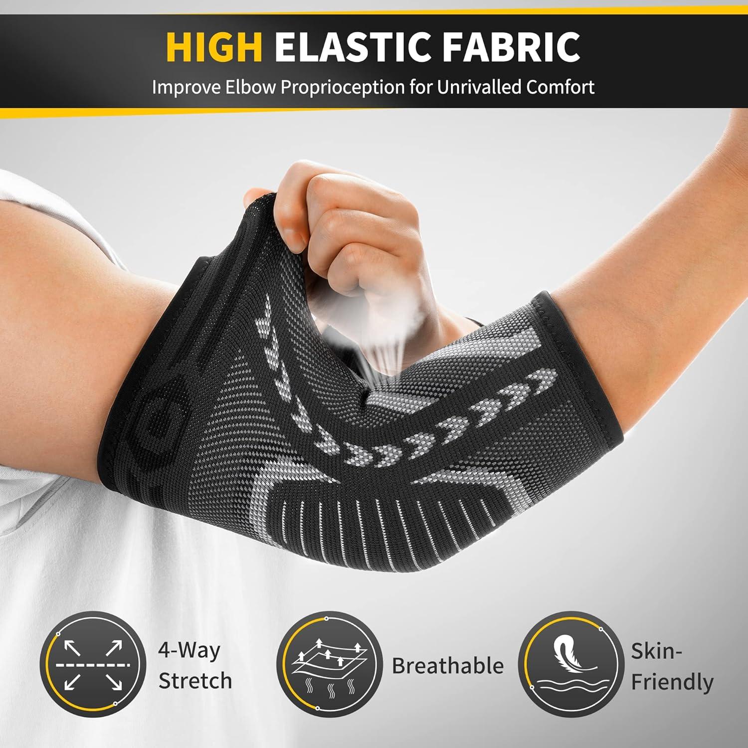 CAMBIVO 2 Pack Tennis Elbow Brace for Women and Men - Compression ...