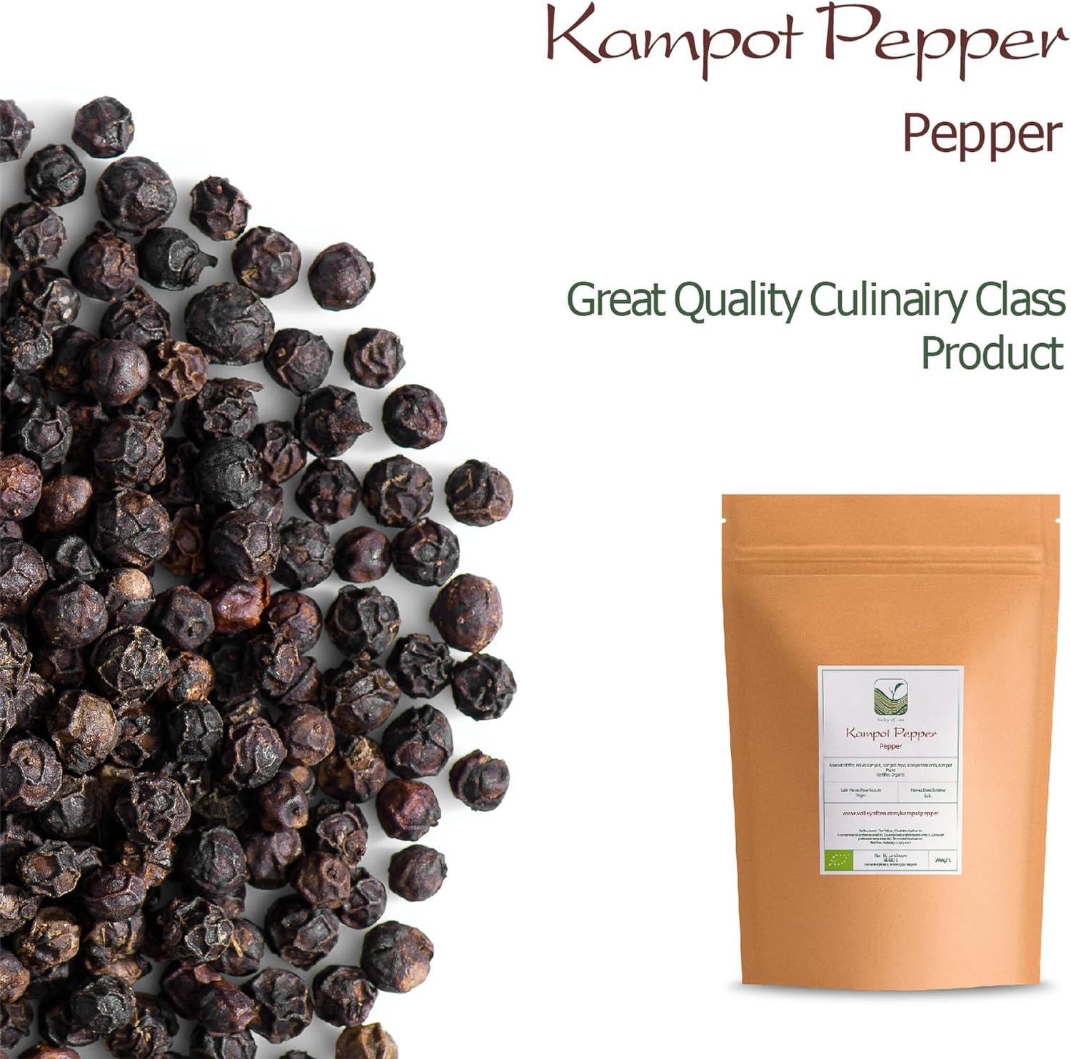 Cambodian Kampot Pepper - Premium Black Peppercorns 40g | Buy Now with ...
