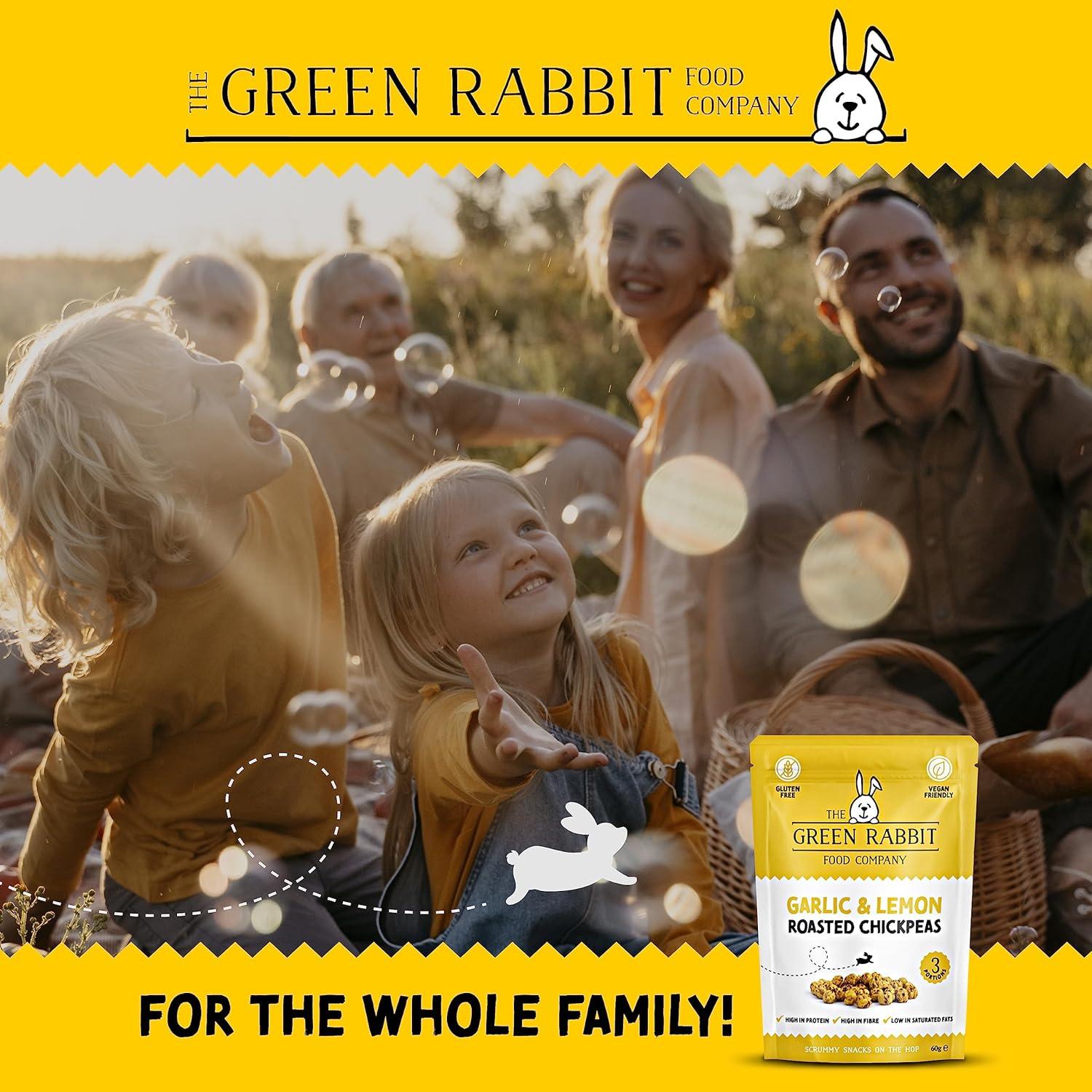 The Green Rabbit Gluten Free Roasted Chickpeas Garlic & Lemon Flavour ...