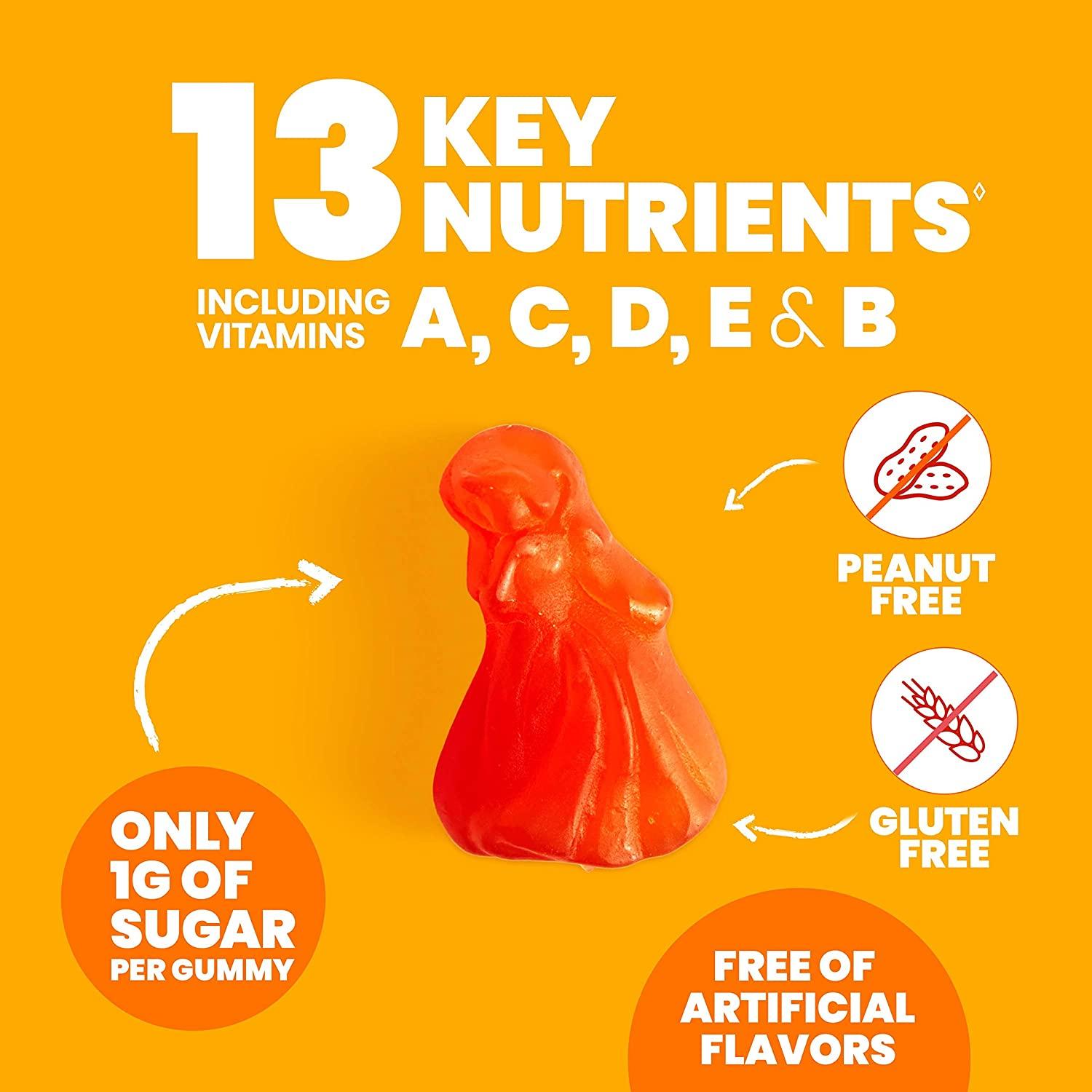 Sundown Naturals Kids Multivitamin Gummies - Disney Princess, Grape ...