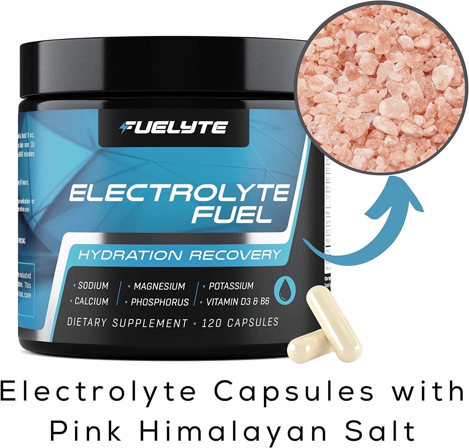 Electrolyte Pills for Hydration and Muscle Recovery - 120 Salt Tablets ...