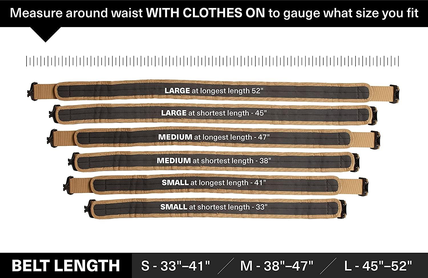 Tacticon Battle Belt | Combat Veteran Owned | Padded Tactical Duty Belt ...