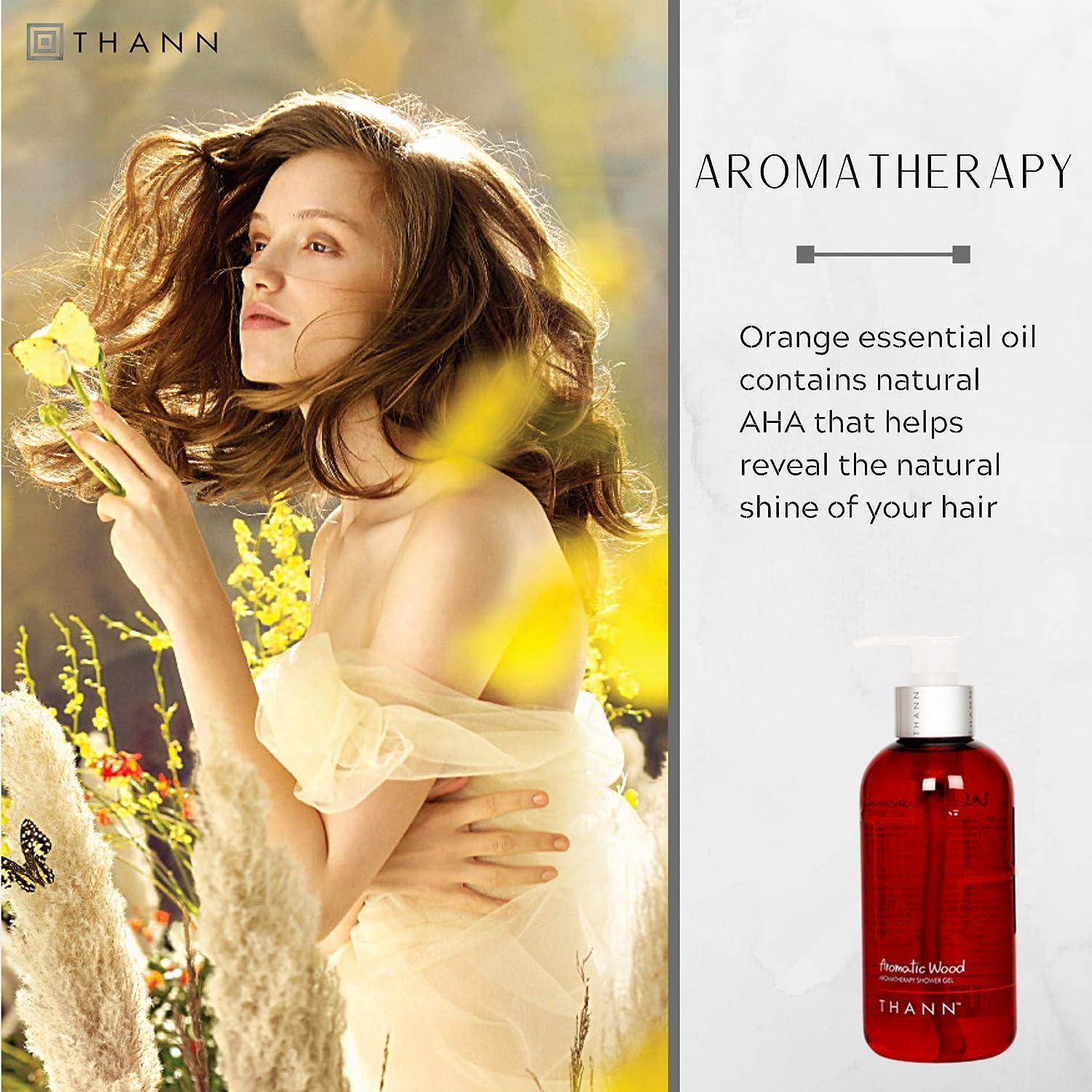 THANN Aromatic Wood Aromatherapy Shower Gel - Moisturizing Citrus Body Wash 320 ML | Buy Now ...