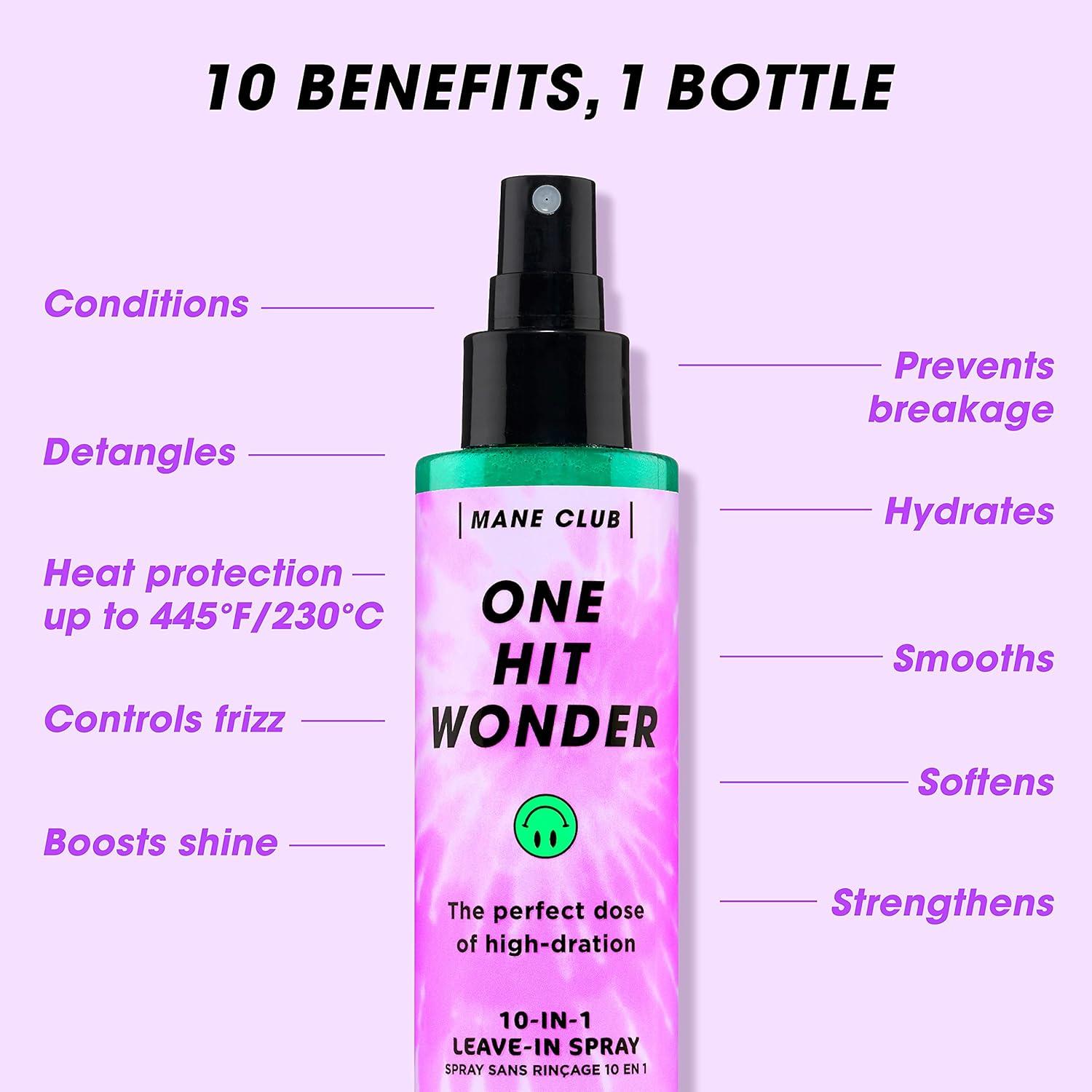 MANE CLUB 10-in-1 Leave-In Spray & Wavy Baby Wave Texture Spray Bundle ...