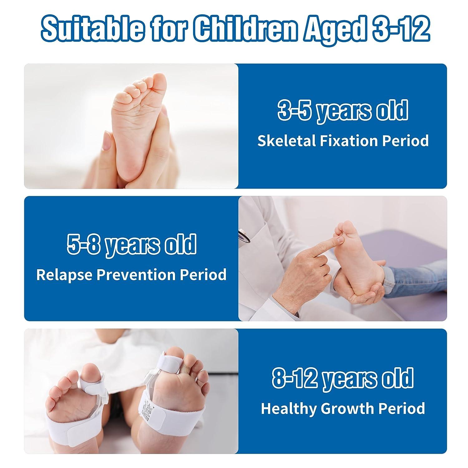 TENICORE Kids Bunion Corrector & Big Toe Straightener with Exercise ...