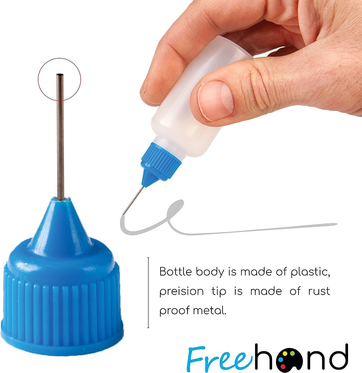 Precision Tip Applicator Bottle Four 1 Oz. Bottles and 12 Tips for ...